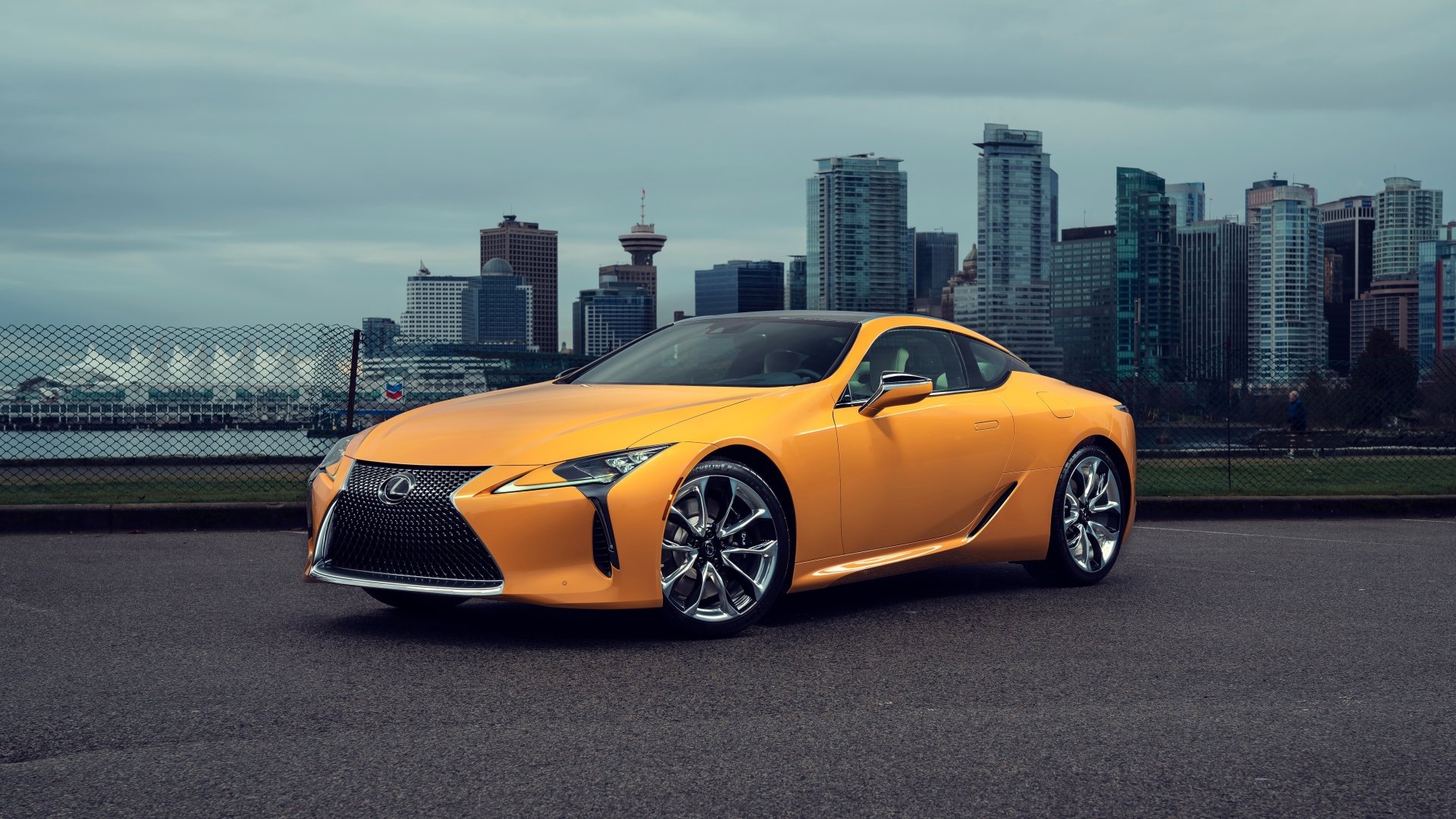 Download Yellow Car Car Lexus Vehicle Lexus LC 500 4k Ultra HD Wallpaper
