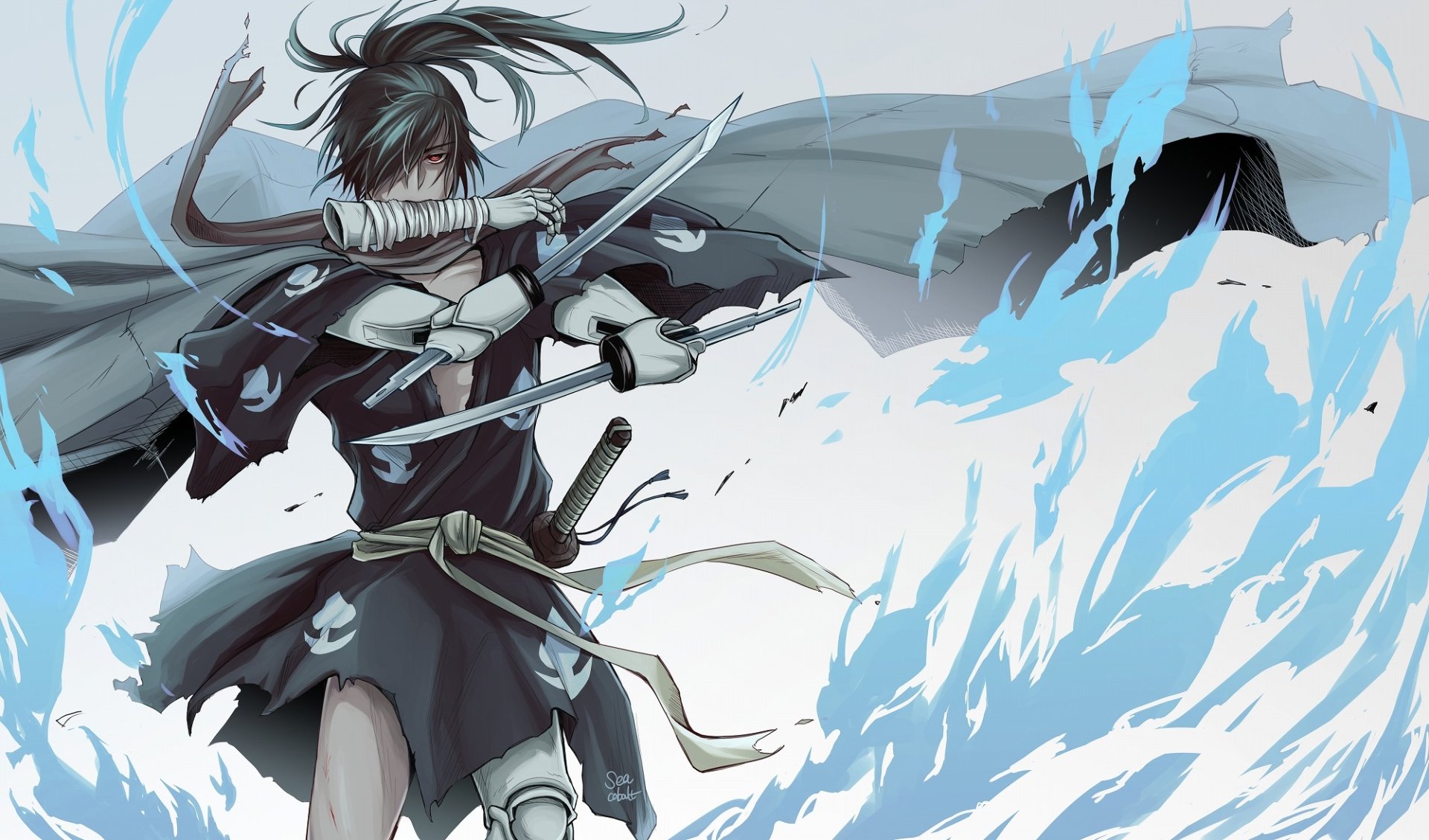 Hyakkimaru Action - Dororo HD Anime Wallpaper by seacobalt