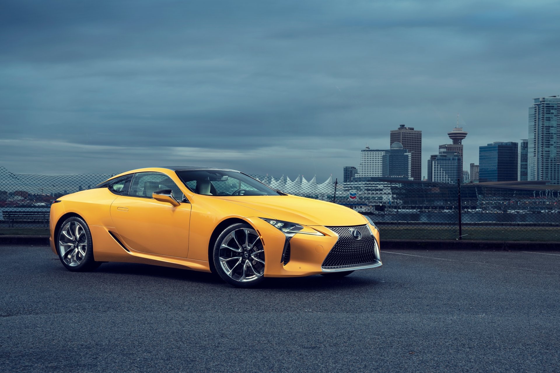 Download Yellow Car Car Lexus Vehicle Lexus LC 500 8k Ultra HD Wallpaper