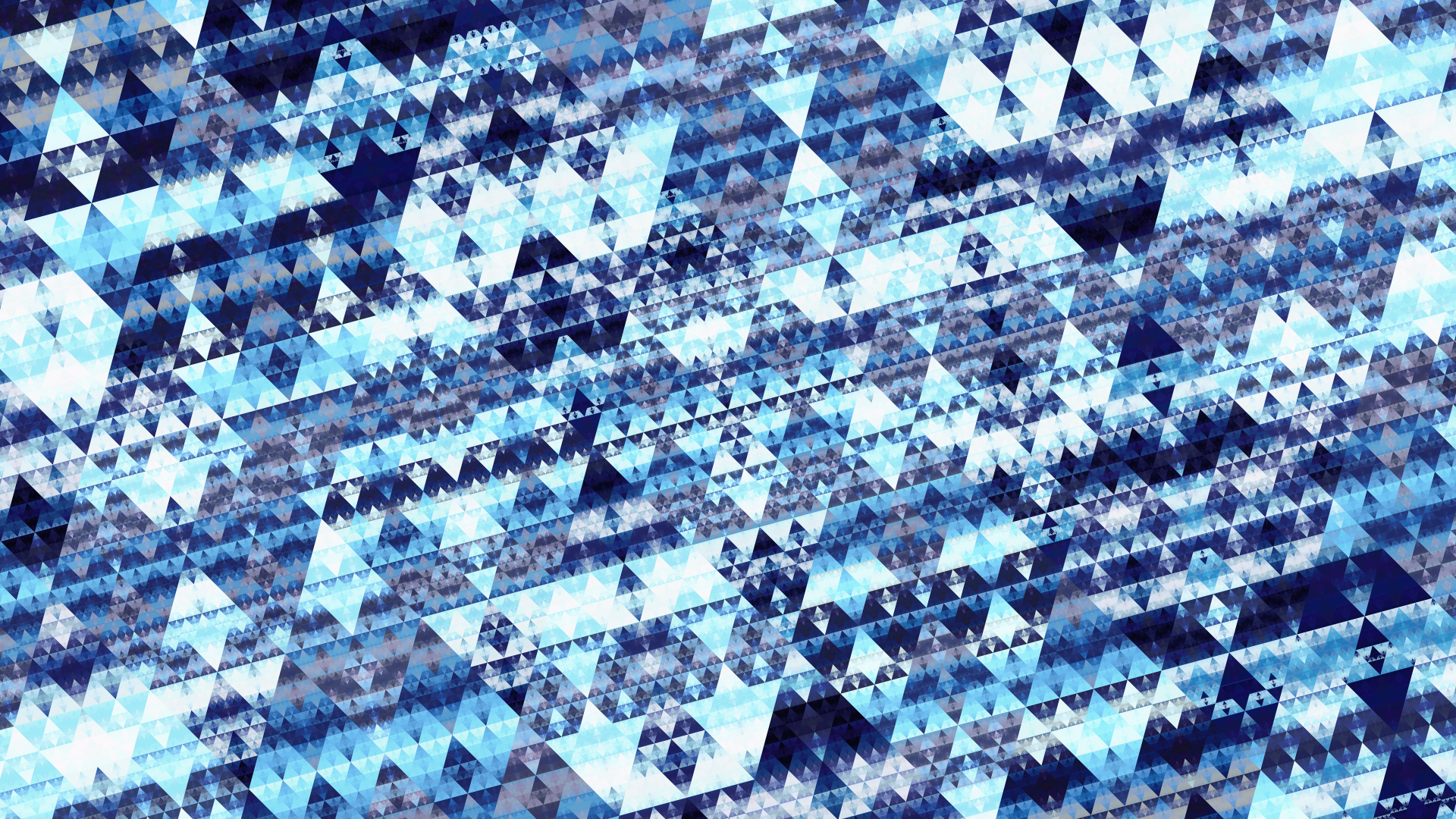 Download Blue Triangle Pattern Abstract Fractal Abstract Blue 4k Ultra ...