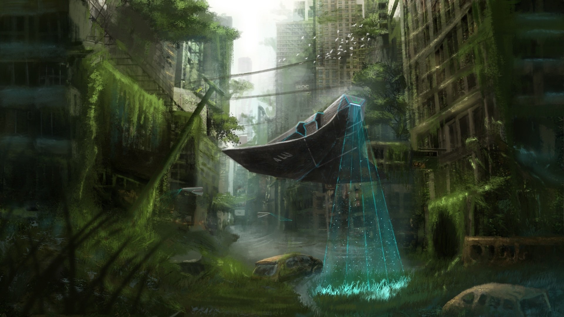 Download Sci Fi Post Apocalyptic HD Wallpaper by 阿鹿的alu