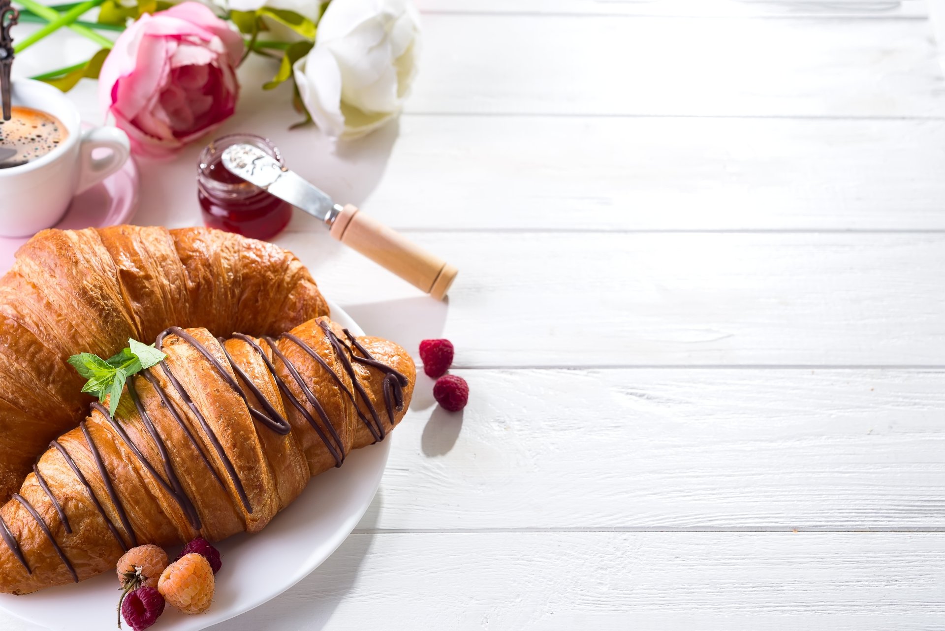Download Viennoiserie Still Life Breakfast Food Croissant 4k Ultra HD ...