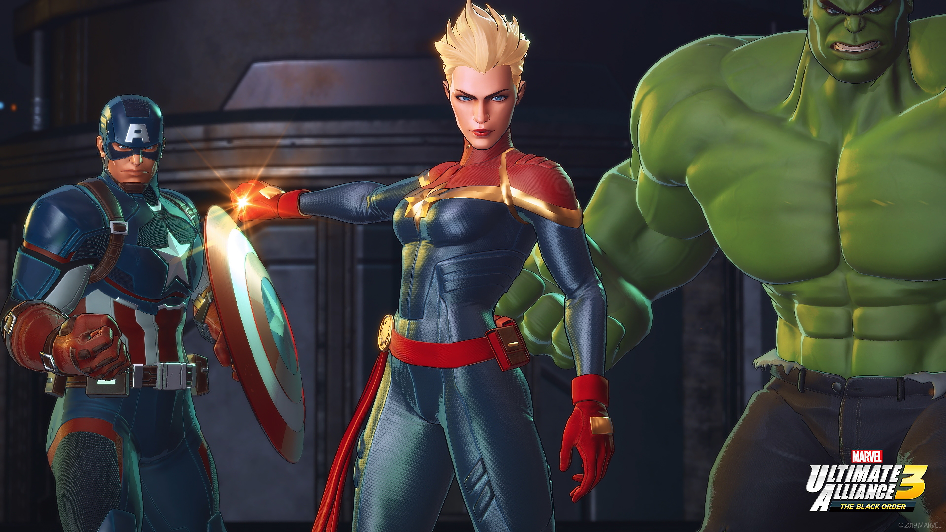 Download Carol Danvers Hulk Captain Marvel Captain America Video Game ...