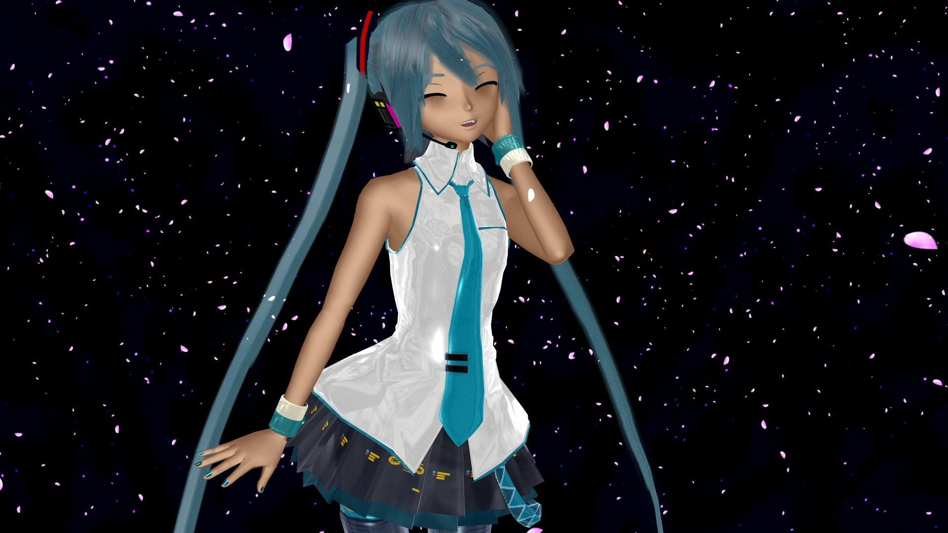 Hatsune Miku Summer Night by RL-16 Project