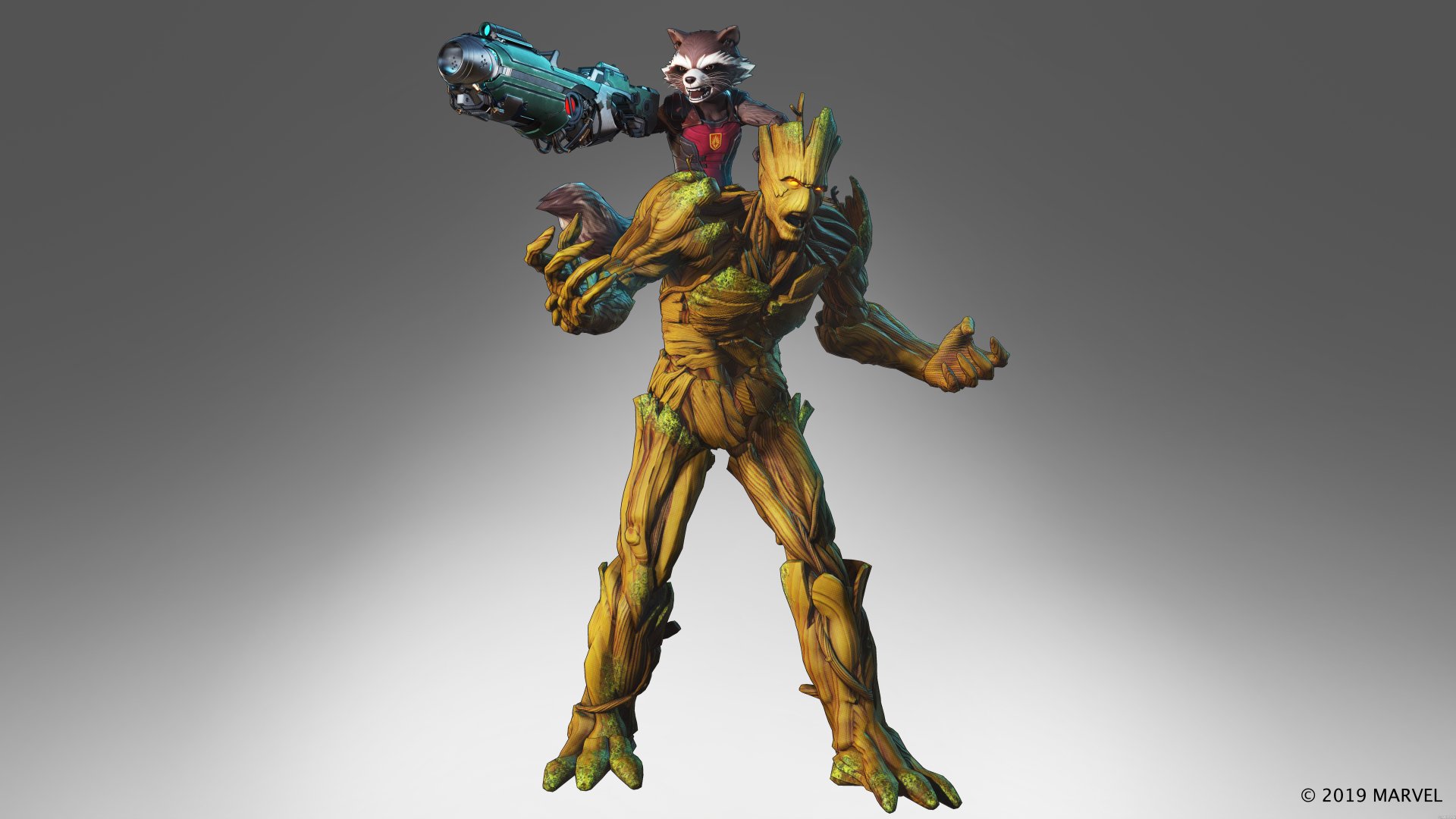 Download Groot Rocket Raccoon Video Game Marvel Ultimate Alliance 3 ...