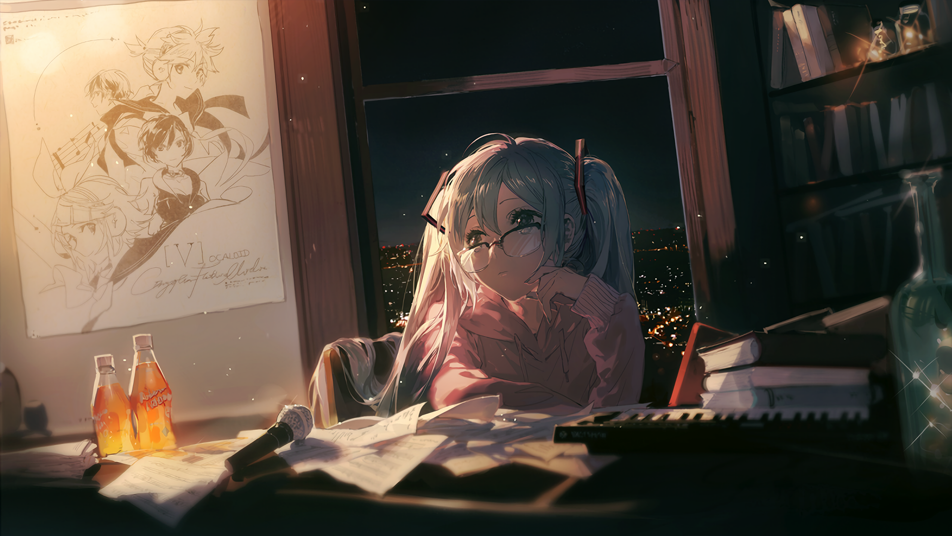 Hatsune Miku: Blue-Haired Vocaloid - HD Wallpaper by Rella