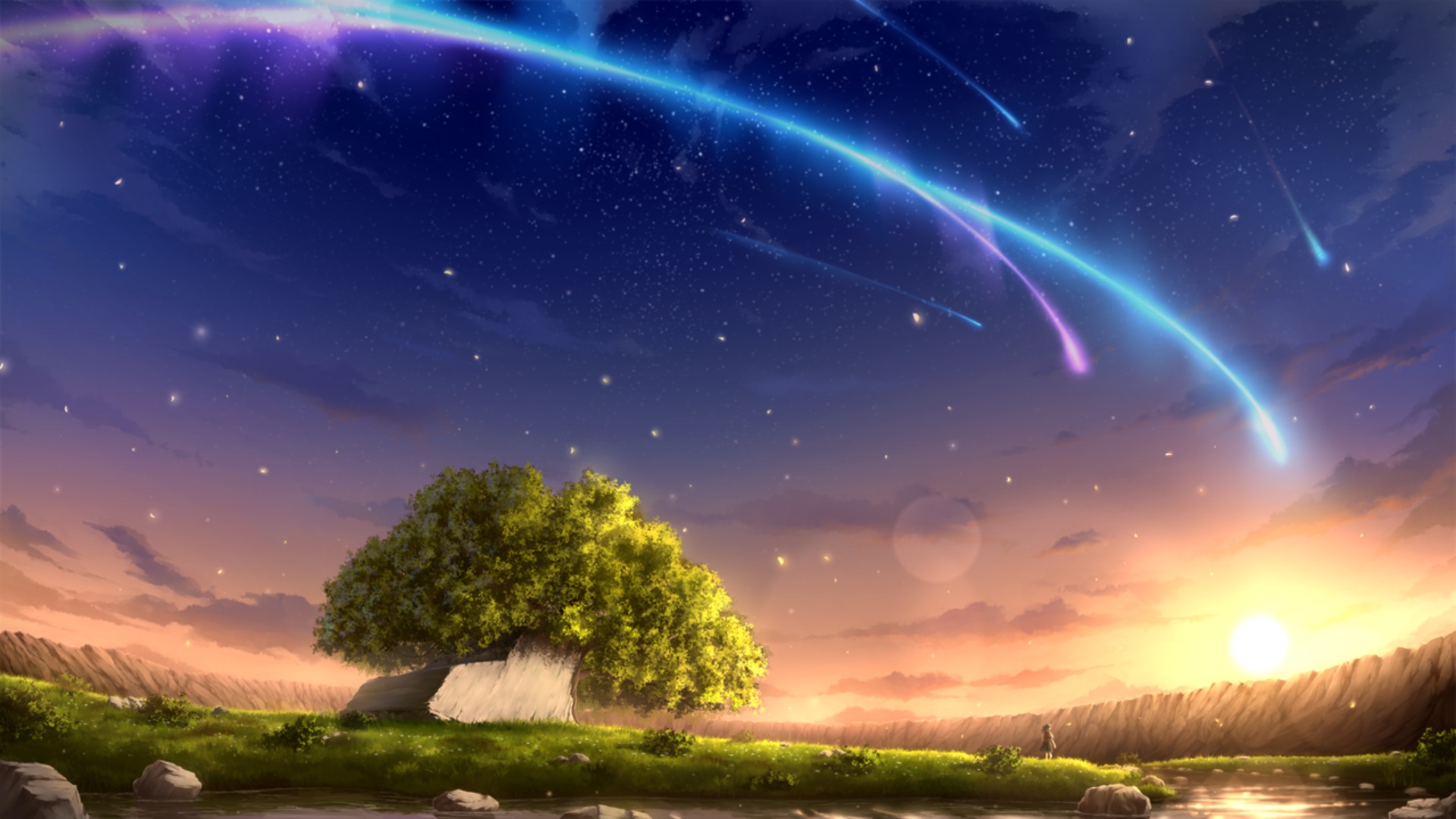 Your Name: Celestial Anime HD Wallpaper Wonder by Juh-Juh