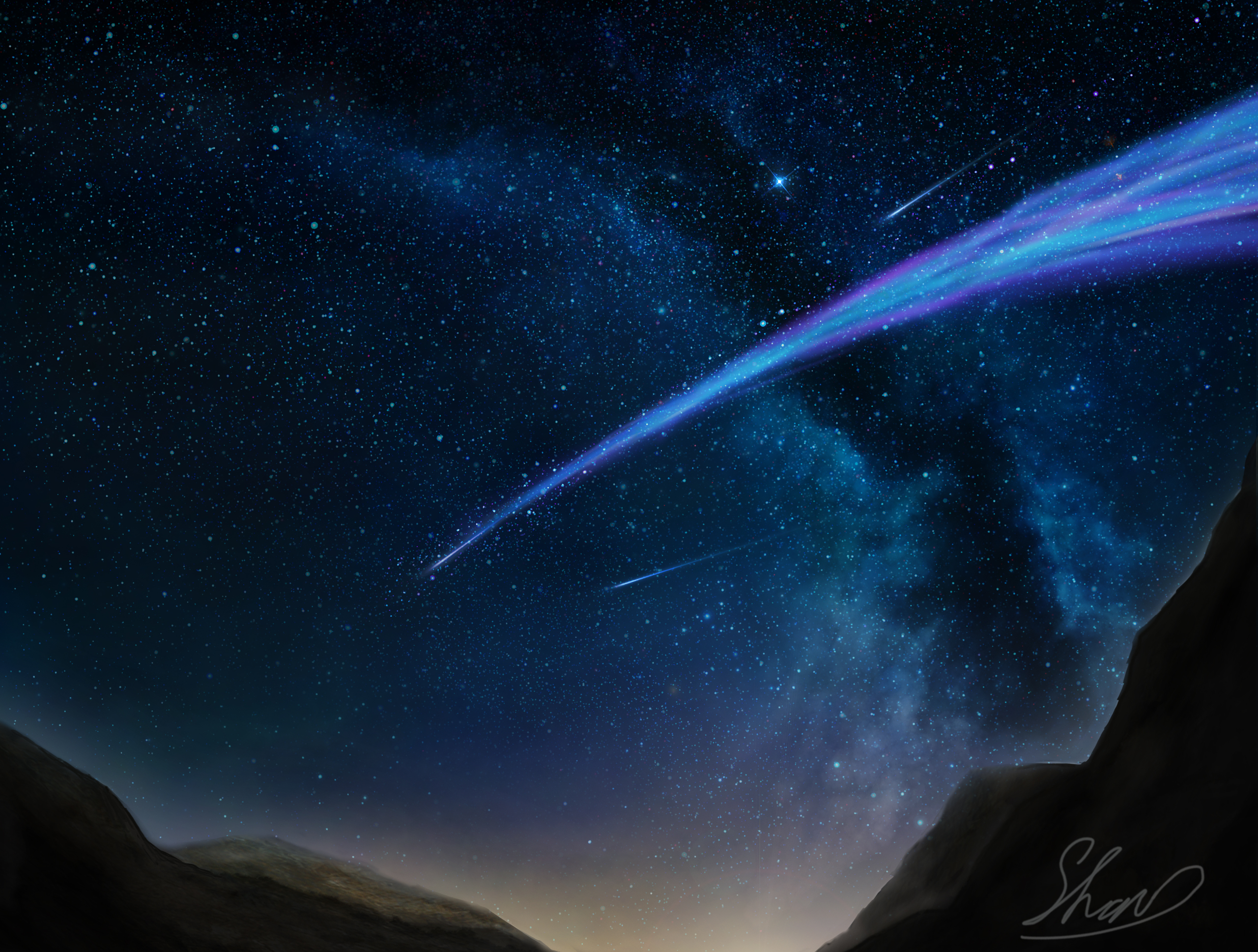 Download Starry Sky Sci Fi Stars HD Wallpaper by mxwwjack
