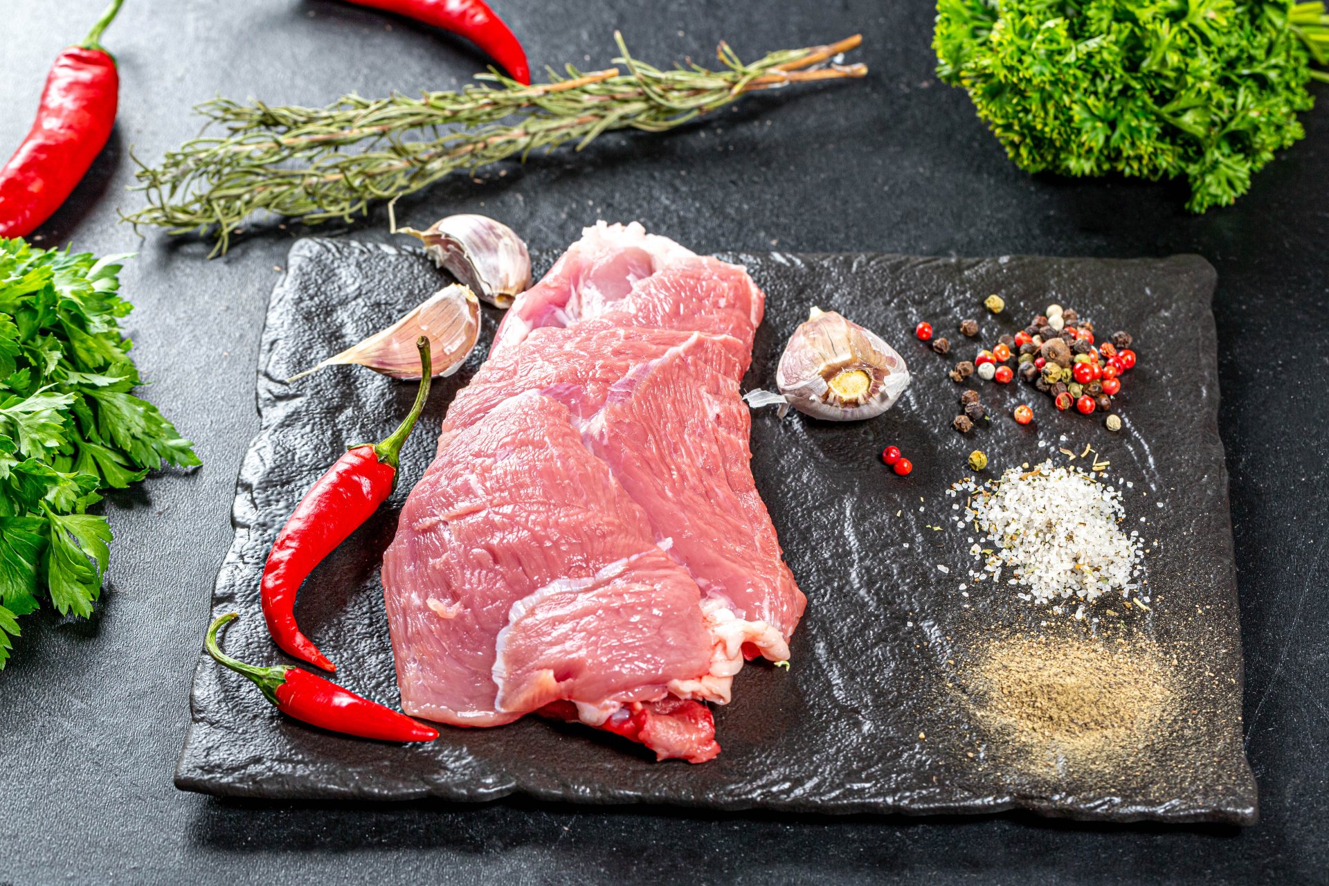 Download Still Life Pepper Food Meat 4k Ultra HD Wallpaper