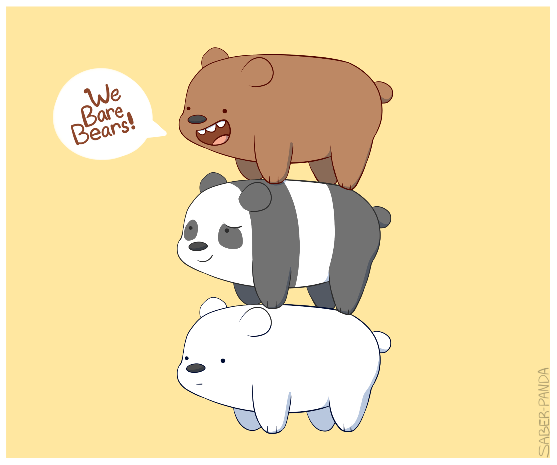 Download TV Show We Bare Bears HD Wallpaper