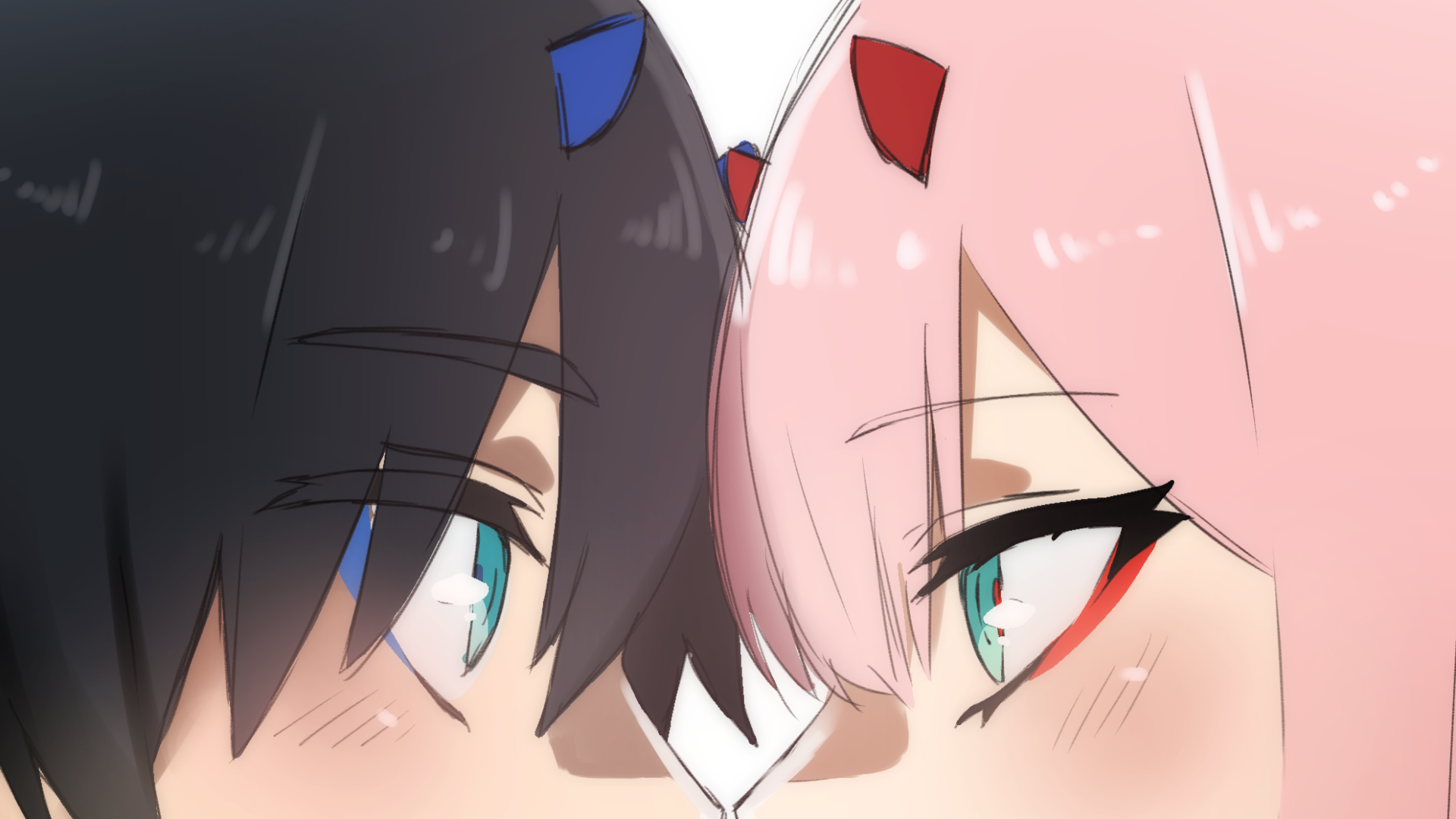 Download Zero Two (Darling In The FranXX) Hiro (Darling In The FranXX ...