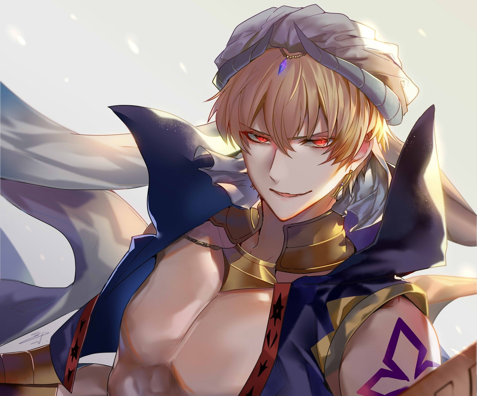 Gilgamesh Caster Unleashed – HD Fate/Grand Order Anime Wallpaper