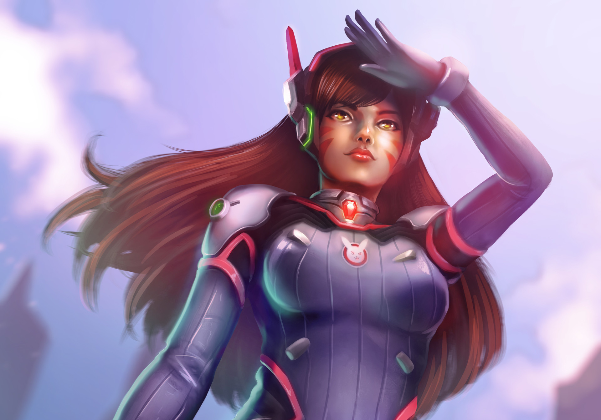 Download D.Va (Overwatch) Video Game Overwatch HD Wallpaper by Agung Decky