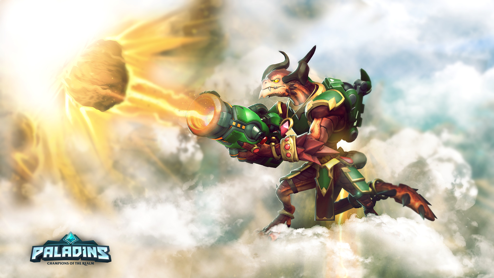 Download Drogoz (Paladins) Video Game Paladins HD Wallpaper