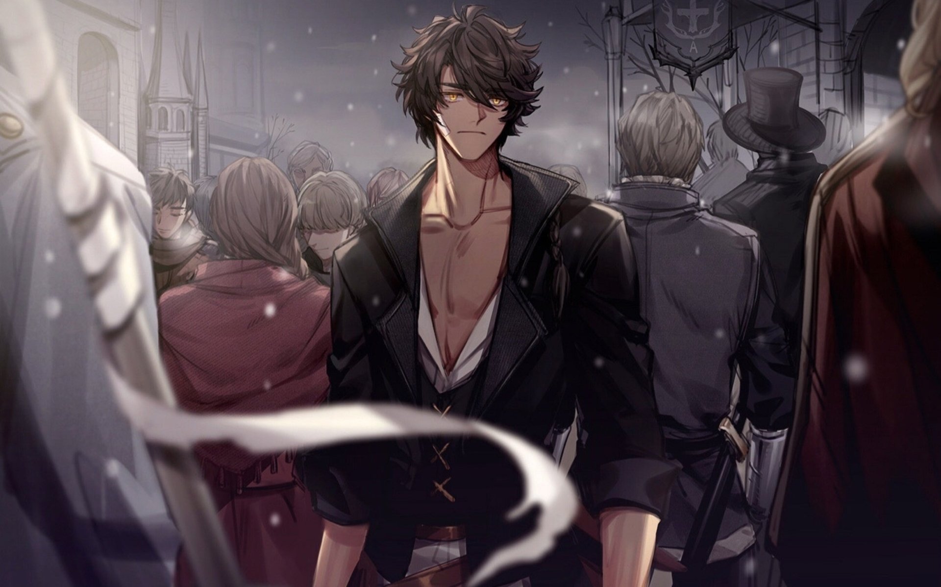 Download Anime People HD Wallpaper by ちまきん