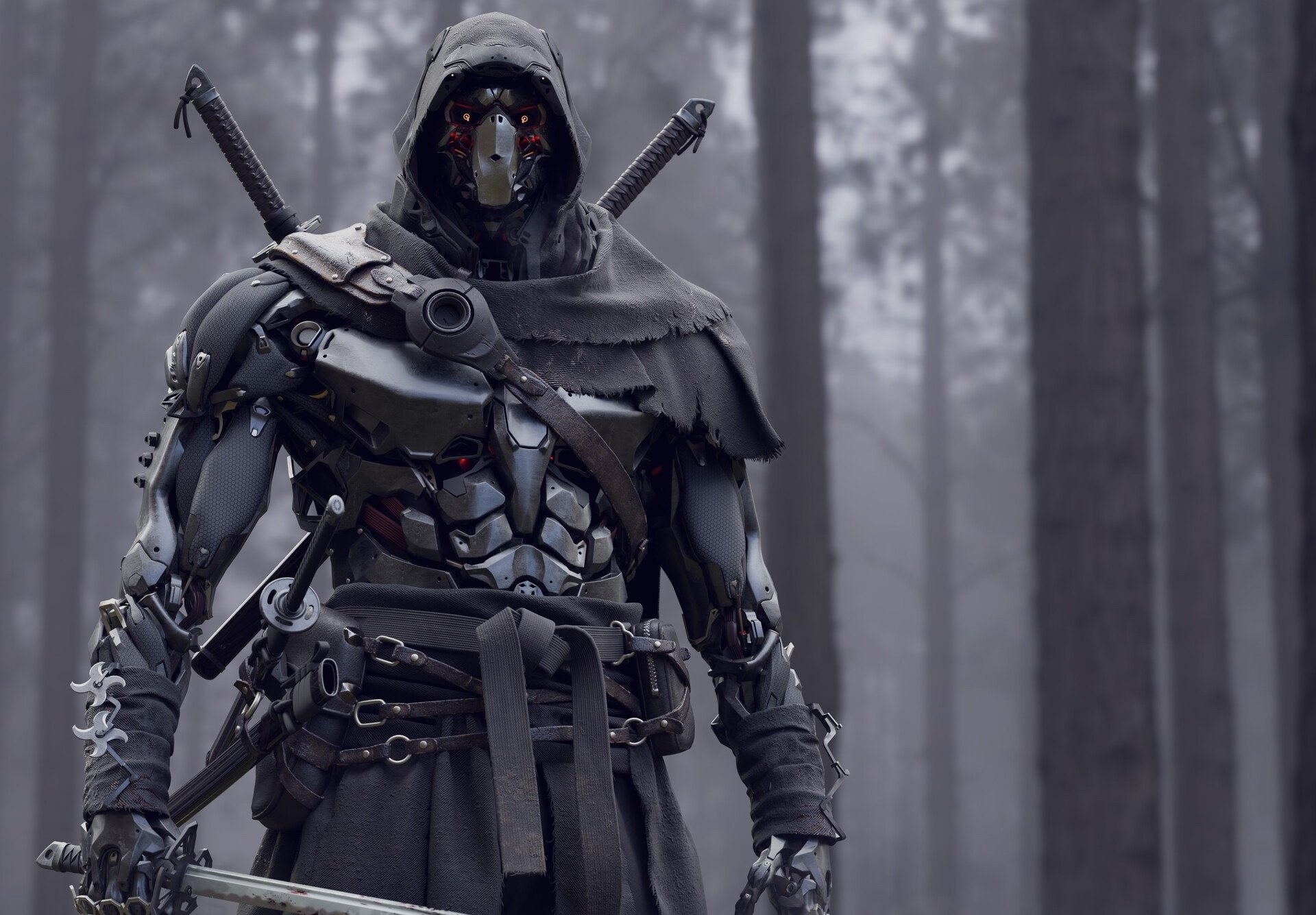 Cyber Samurai: The Sci-Fi Warrior of Tomorrow