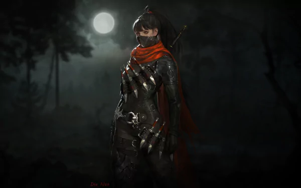 Shadow Assassin HD Fantasy Wallpaper by Jason Chan