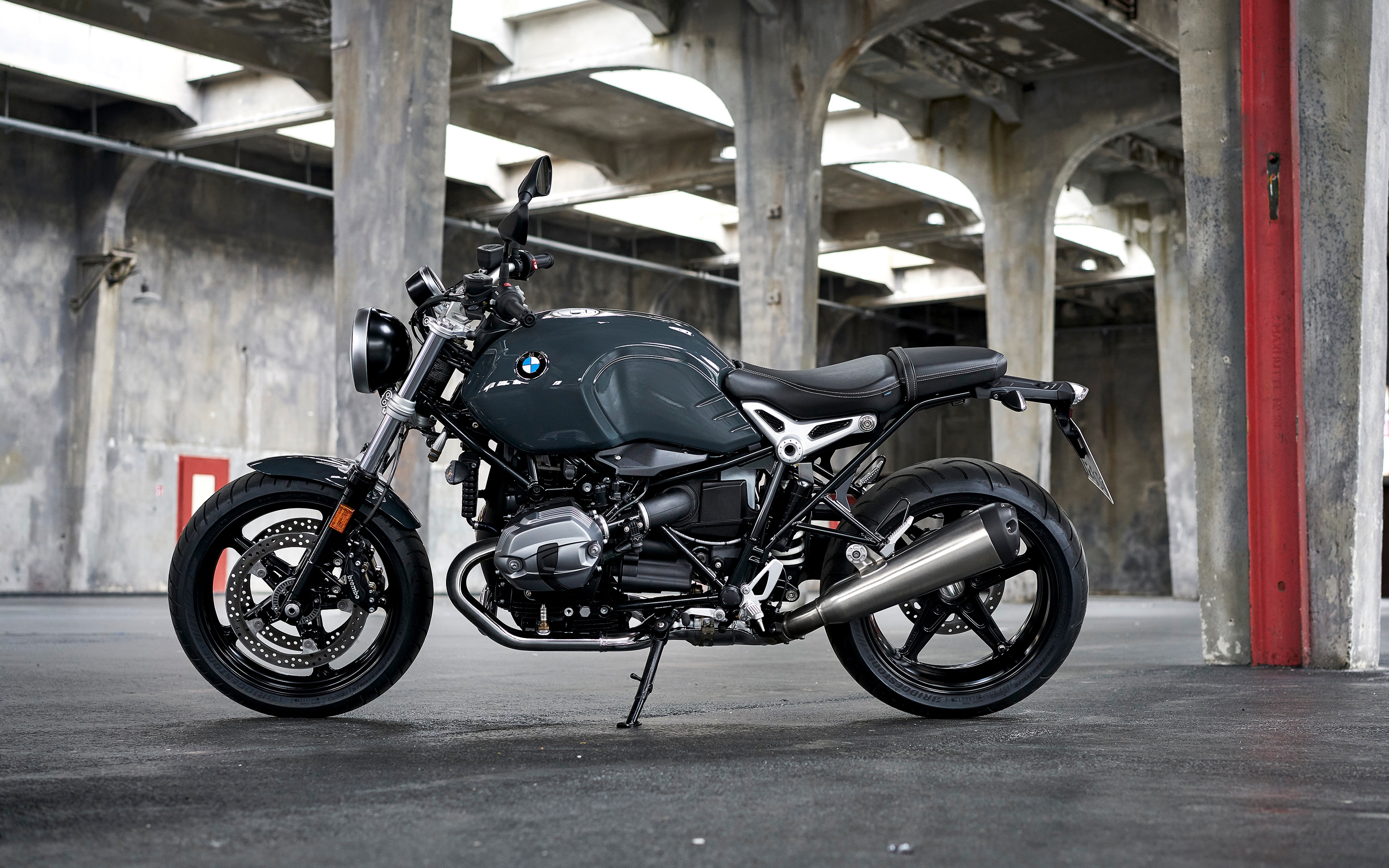 Download BMW Motorcycle Vehicle BMW R NineT 4k Ultra HD Wallpaper