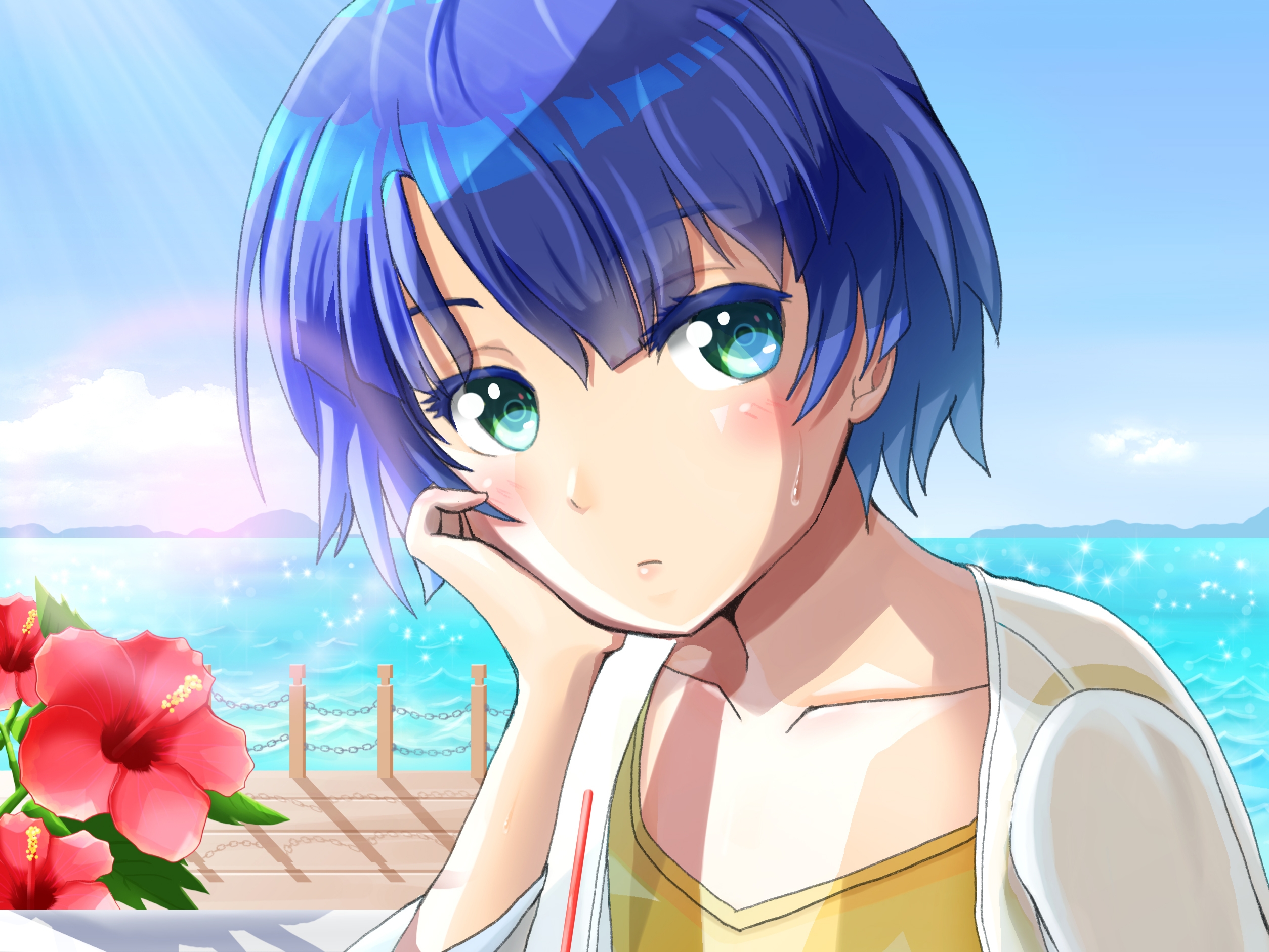 Anime Waiting in the Summer HD Wallpaper