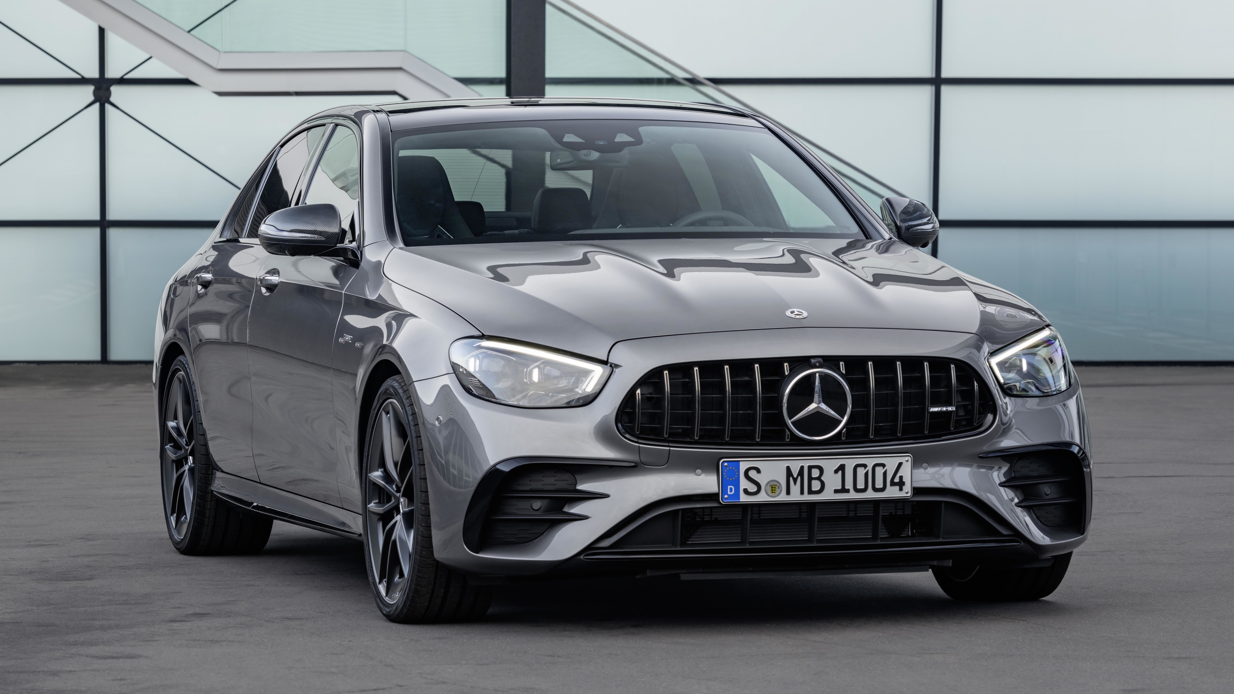 Download Silver Car Car Mercedes-Benz Vehicle Mercedes-Benz E-Class 4k ...