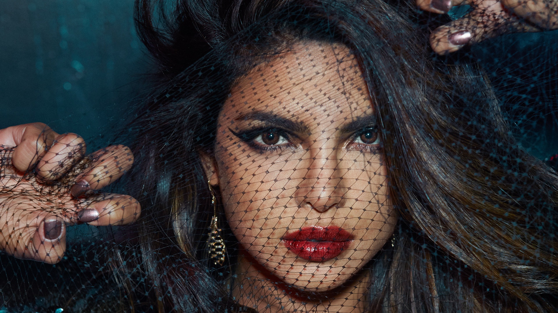 Download Brown Eyes Black Hair Lipstick Face Bollywood Actress Indian