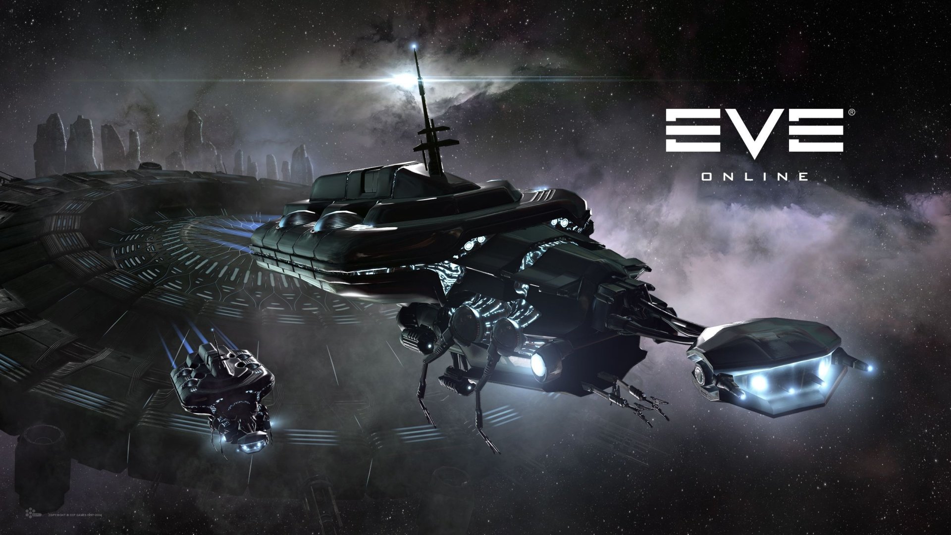 Download Spaceship Space Video Game EVE Online HD Wallpaper | 2560x1440 ...
