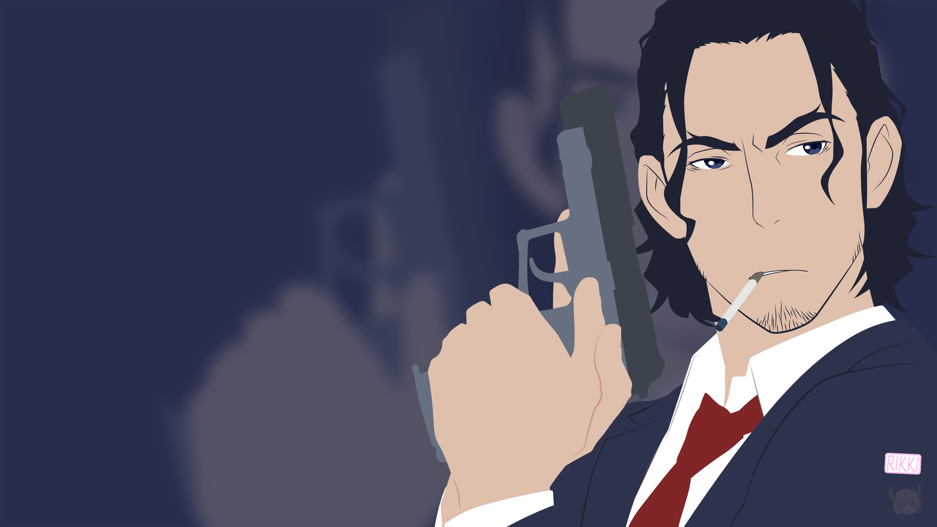 Download Police Kei Matoba Gun Anime Cop Craft 4k Ultra HD Wallpaper by ...