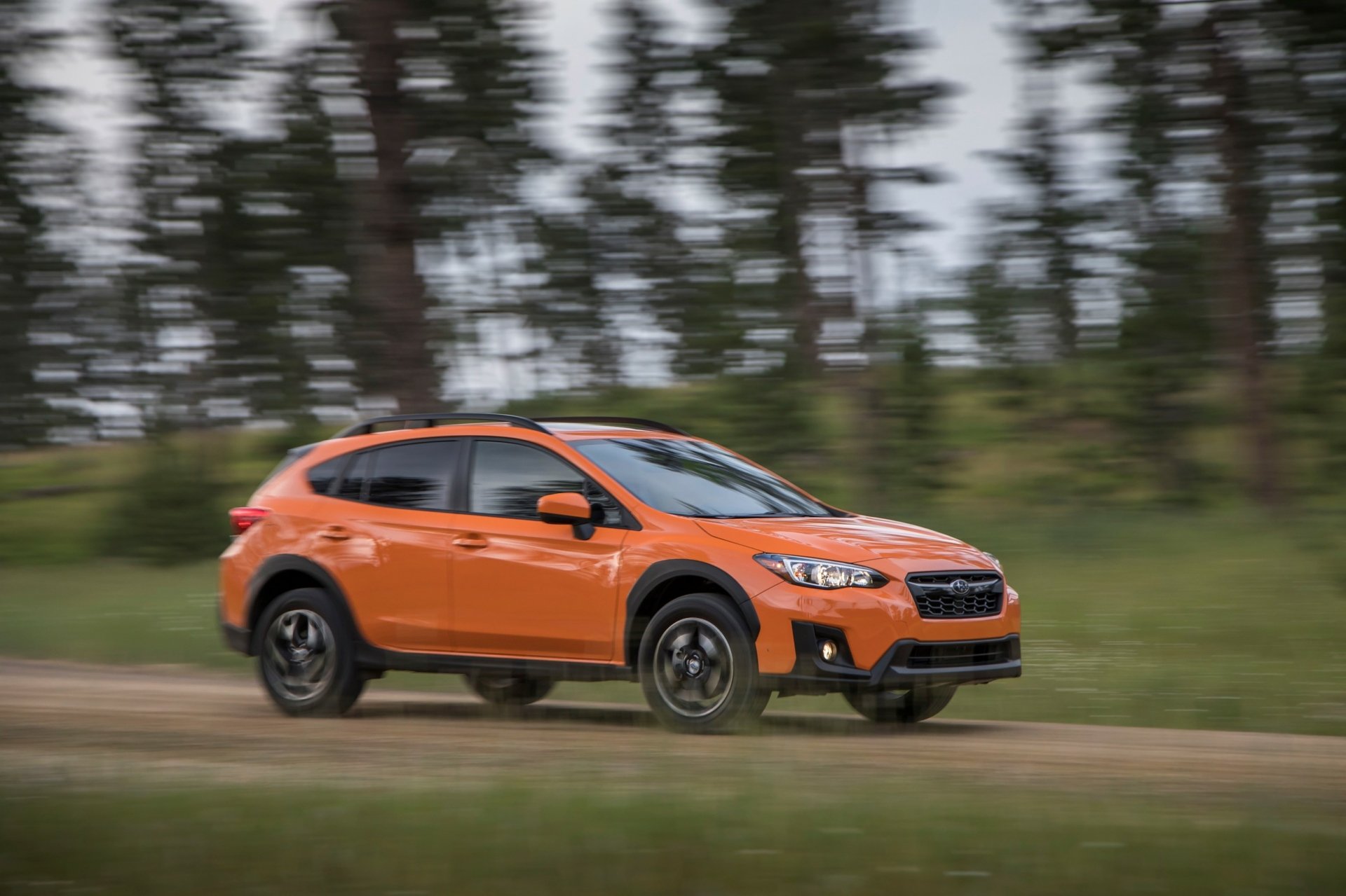 Download Orange Car SUV Car Subaru Subaru XV Vehicle Subaru Crosstrek ...