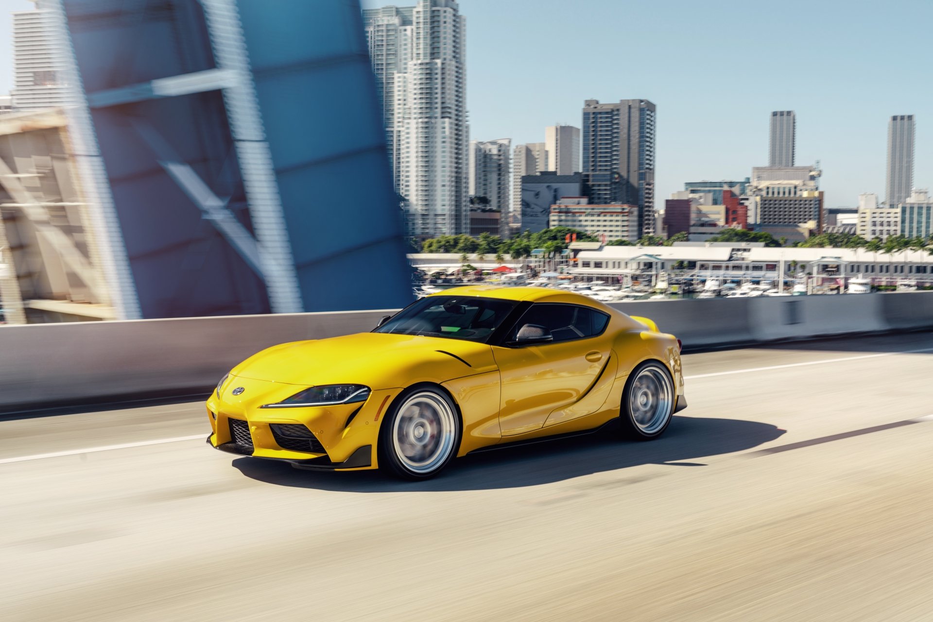 Download Grand Tourer Yellow Car Car Toyota Vehicle Toyota GR Supra 8k ...