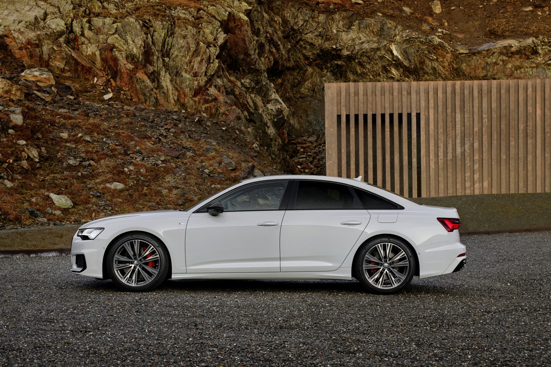 Download Compact Car White Car Car Audi Vehicle Audi A6 4k Ultra HD ...