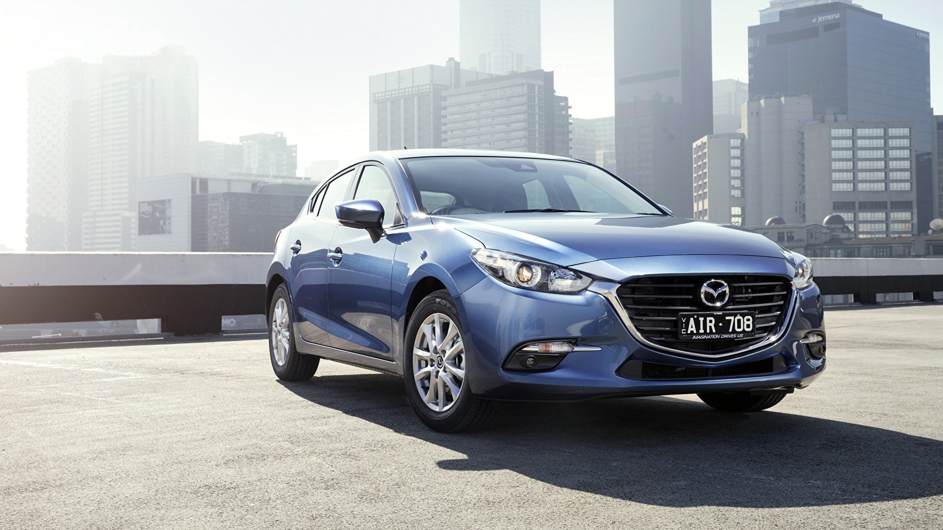 Download Car Compact Car Mazda Vehicle Mazda 3 HD Wallpaper