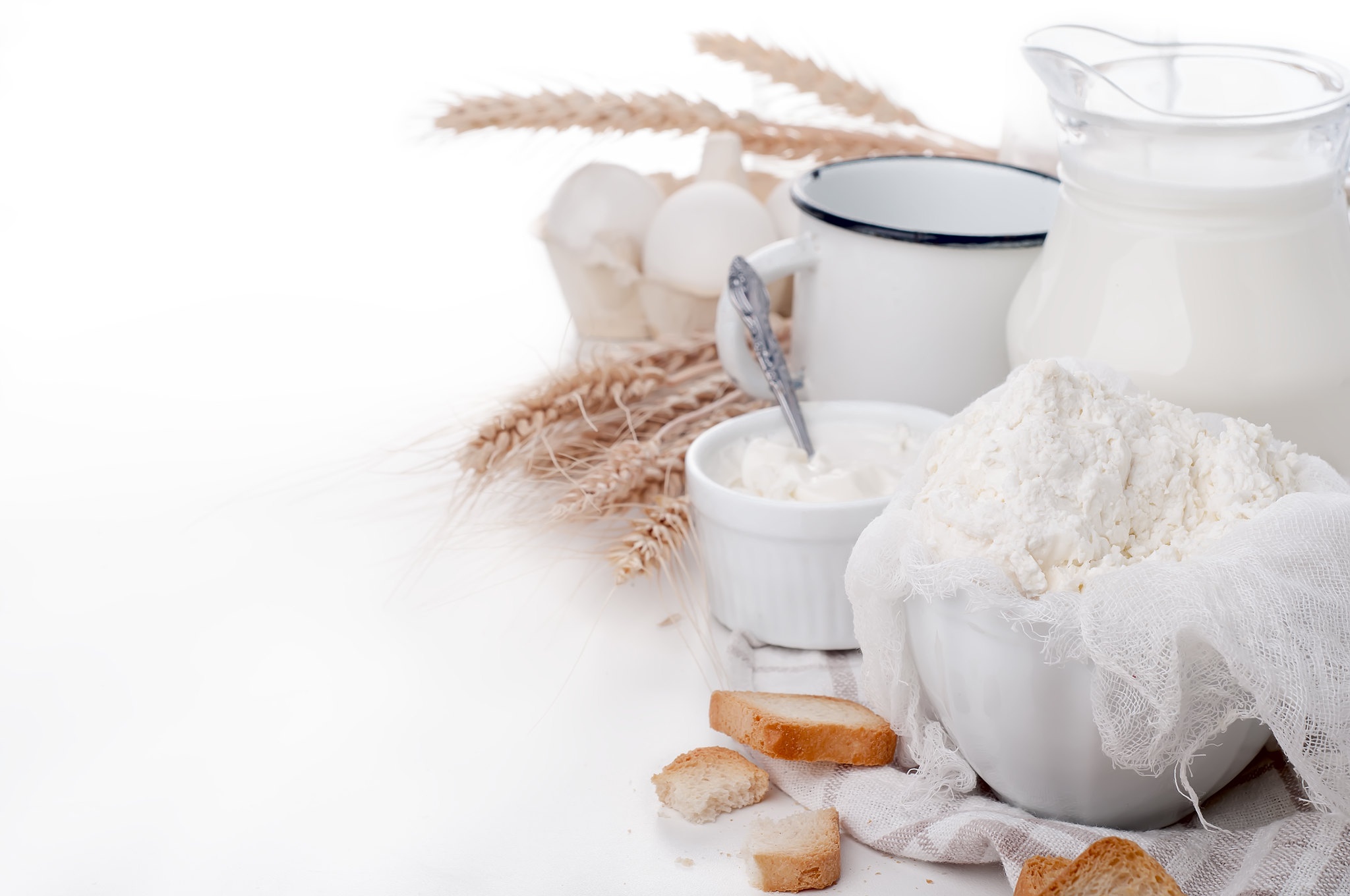 Download Still Life Milk Egg Food Baking HD Wallpaper