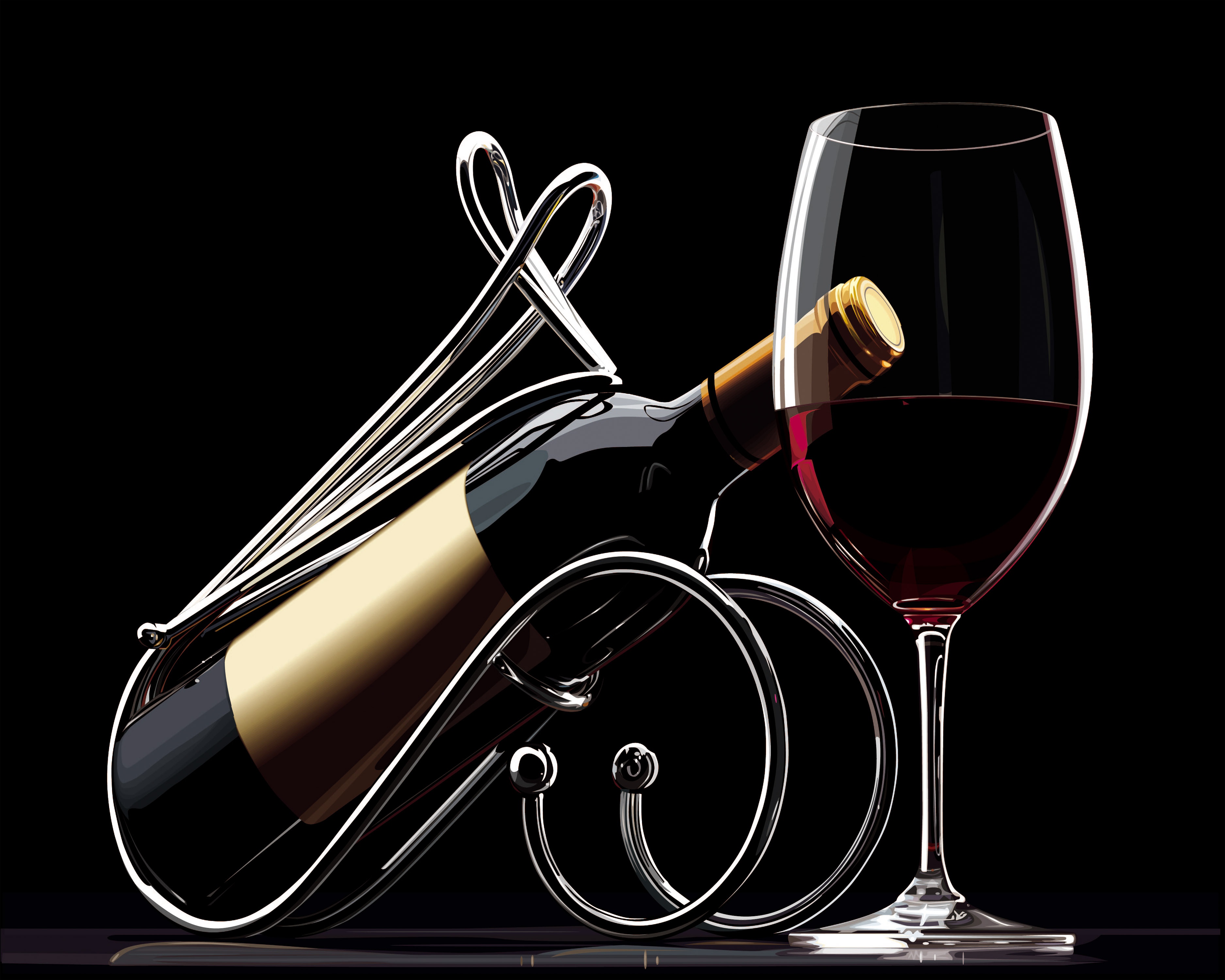 Download Food Wine HD Wallpaper