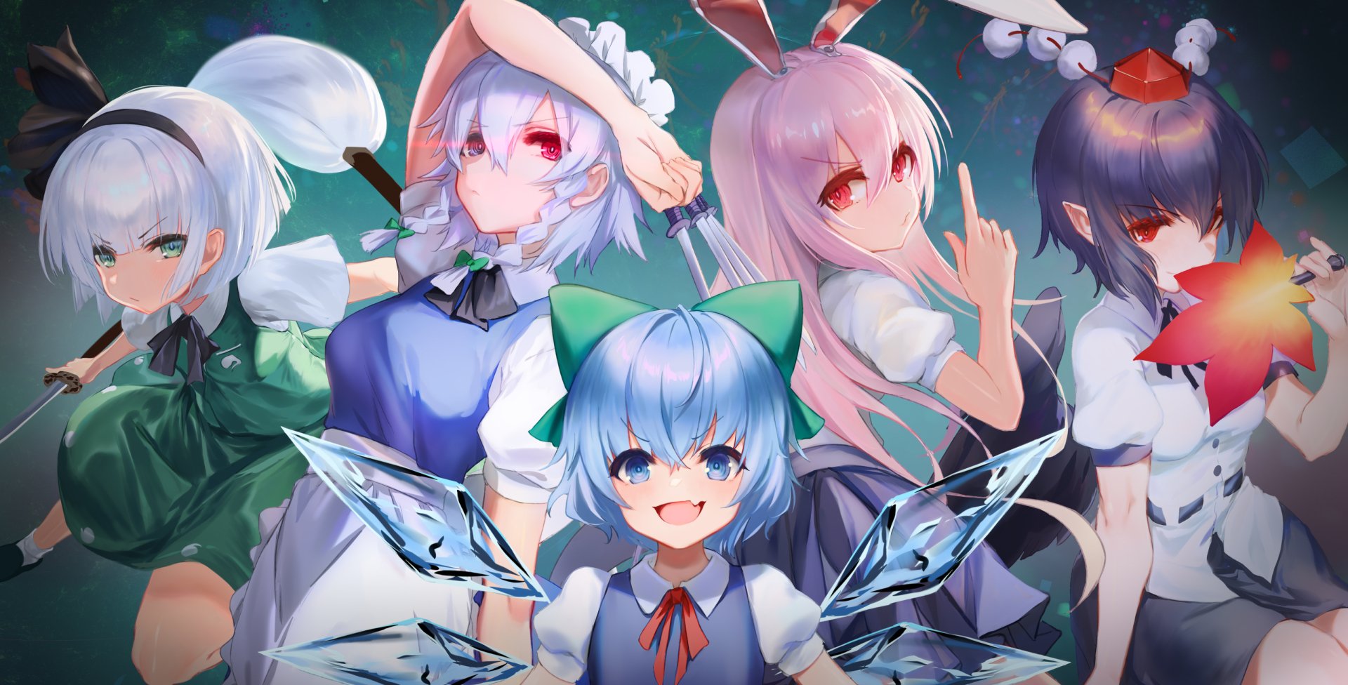 Download Aya Shameimaru Reisen Udongein Inaba Youmu Konpaku Sakuya ...