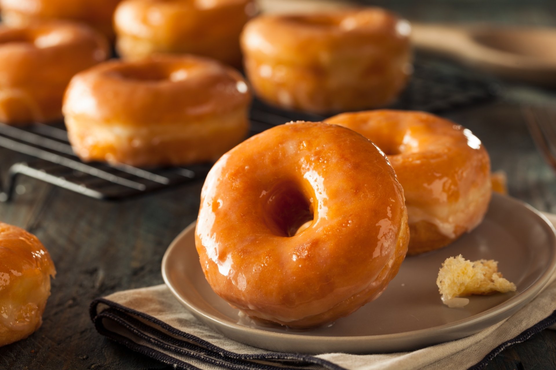 Glazed Doughnut Delight — HD Sweet Wallpaper | 2000x1333 | Wallpaper Abyss