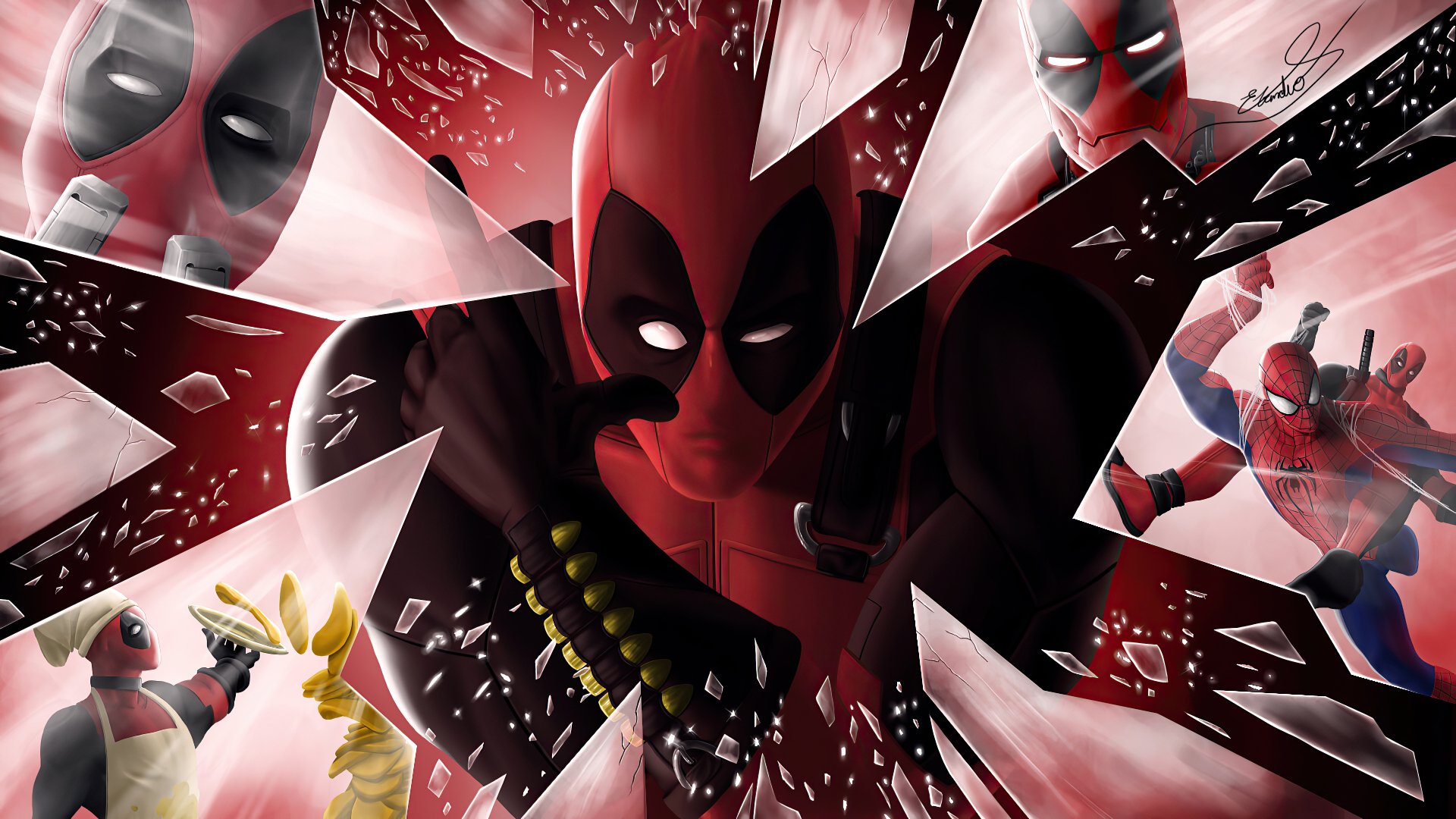 Download Comic Deadpool 4k Ultra HD Wallpaper by Evandro Ferreira