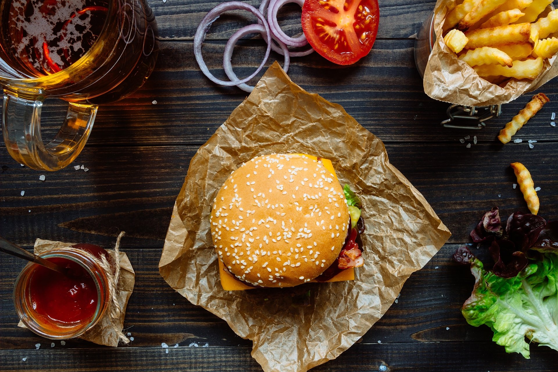 Download Still Life Food Burger 4k Ultra HD Wallpaper | 5184x3456 ...