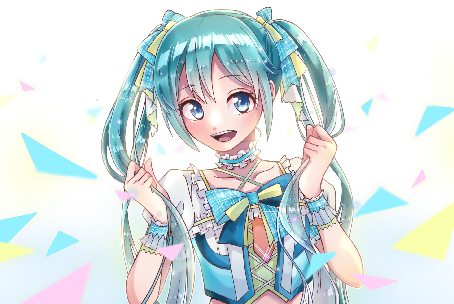 Miku Blue Pretty Hair