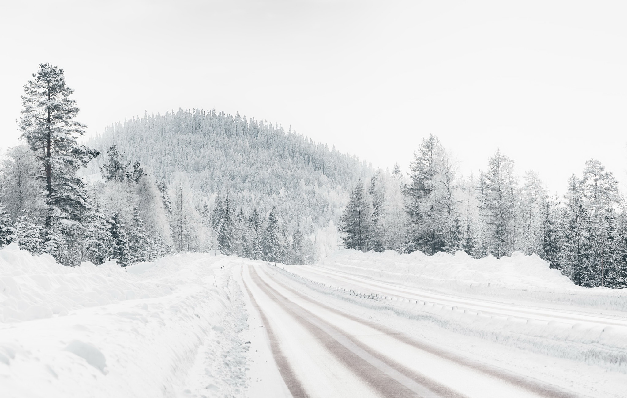 Download Snow Road Photography Winter HD Wallpaper