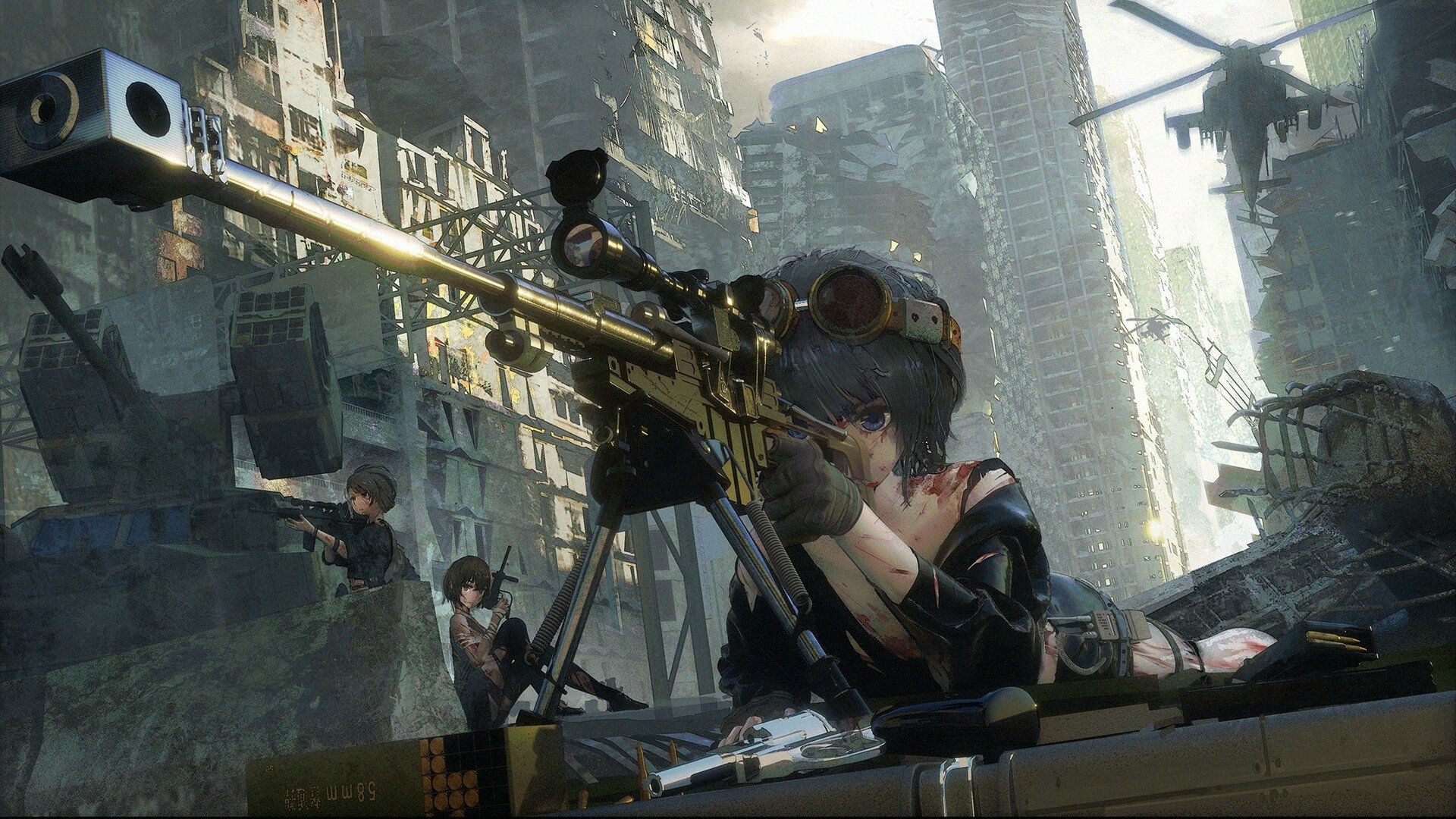 Download Girls & Guns Military Video Game Girls Frontline HD Wallpaper ...