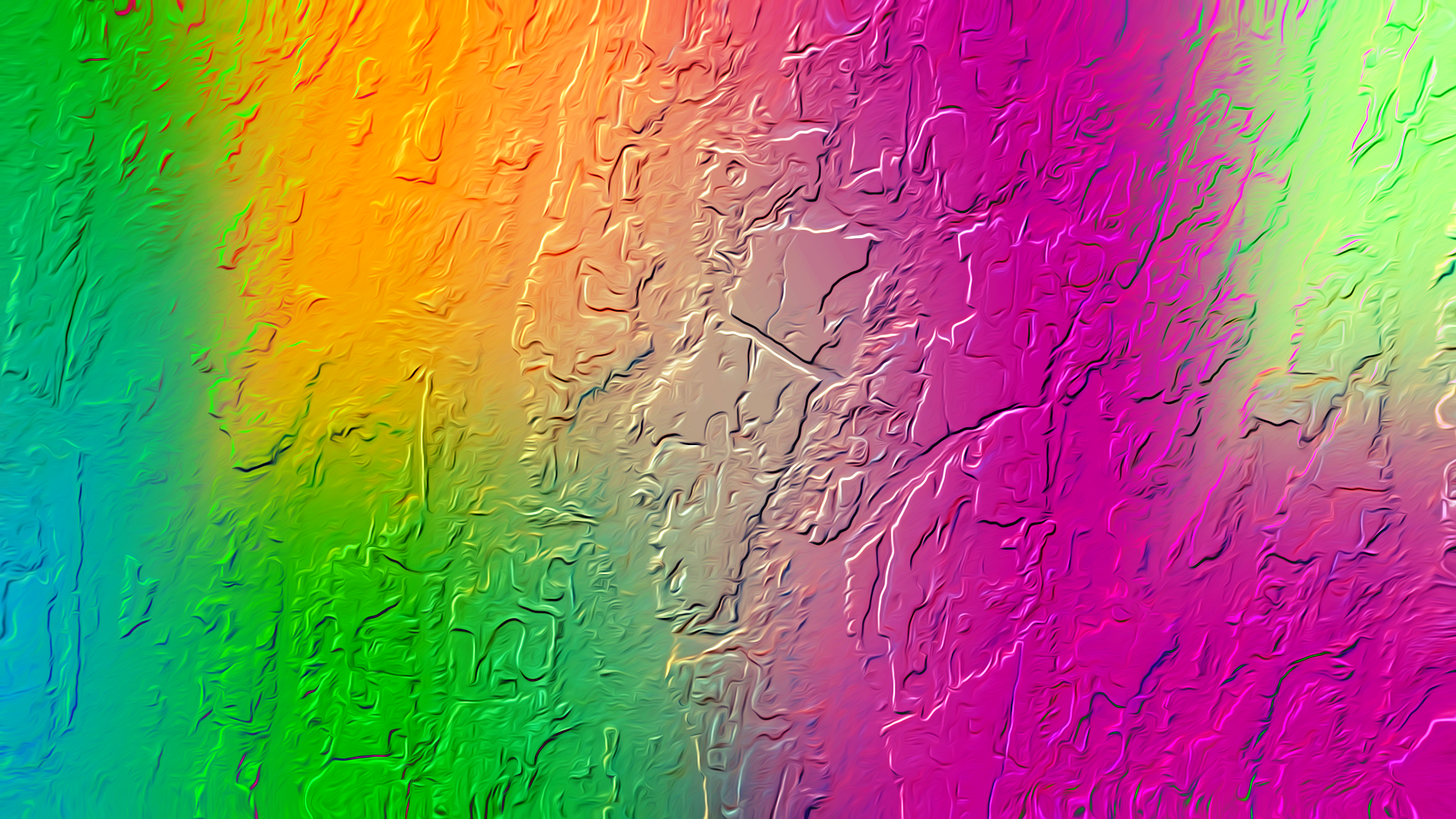 Rainbow Colored 3D Textured Art by lonewolf6738