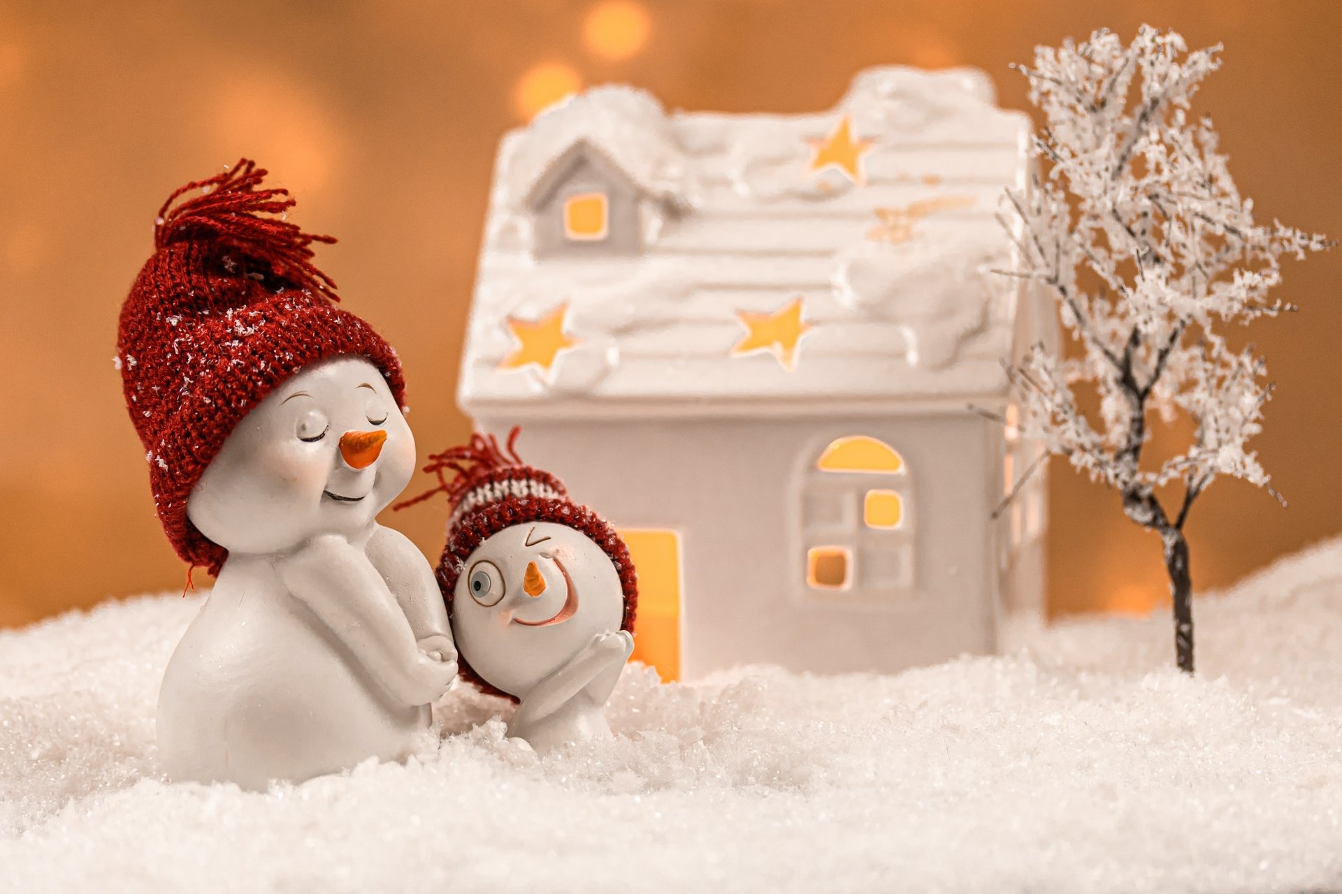 Photography Snowman 4k Ultra HD Wallpaper