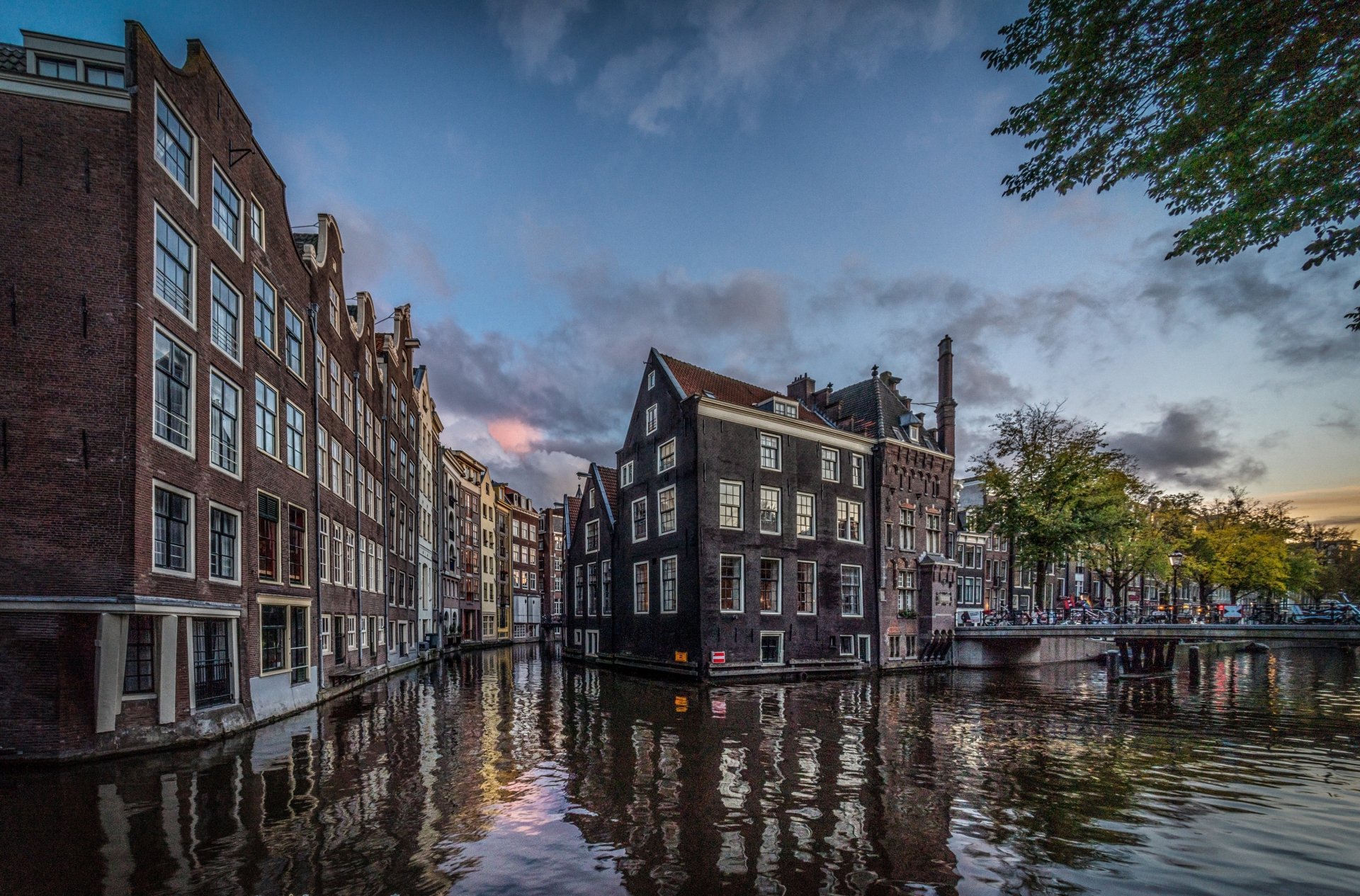 Amsterdam Canal 4K Ultra HD — Iconic Netherlands Canal Houses & Bridge