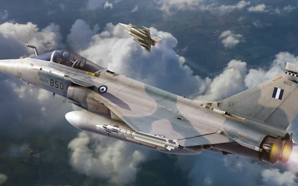 4K Ultra HD Wallpaper of the Dassault Rafale Jet Fighter