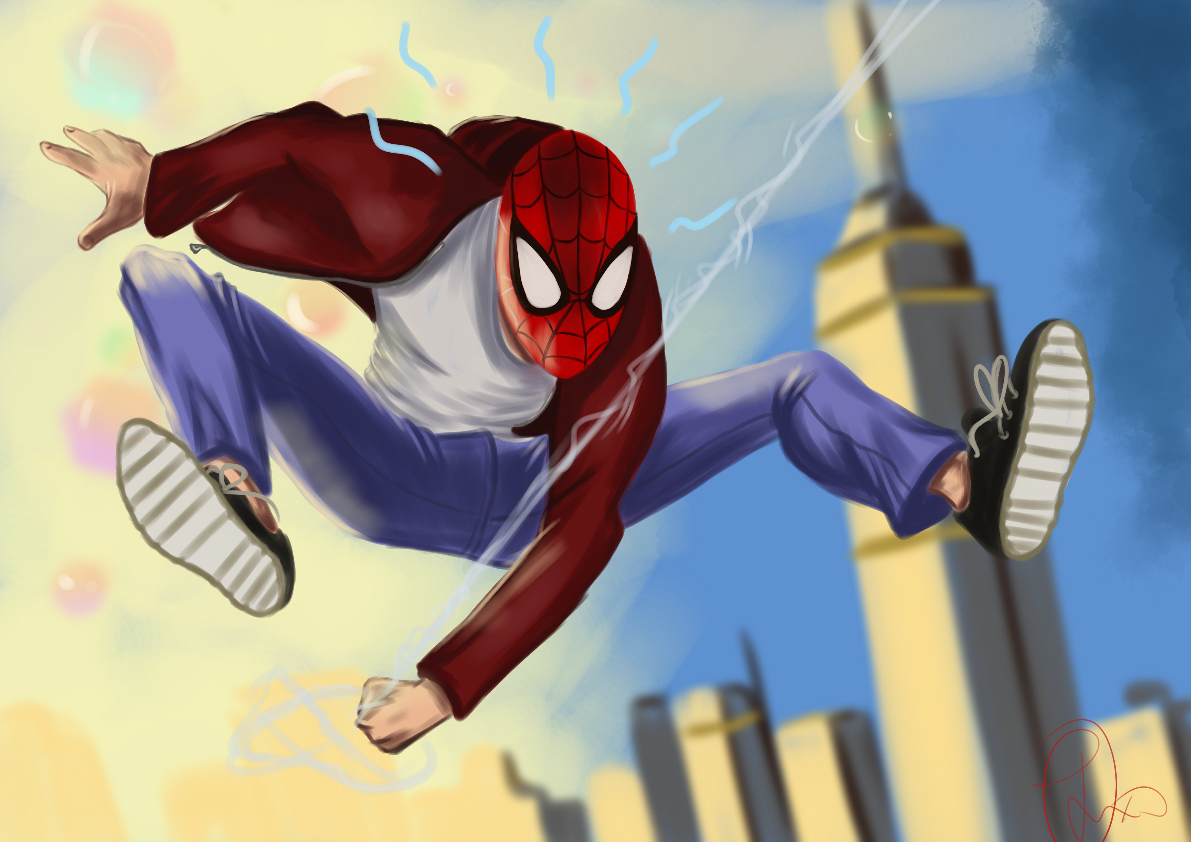 Download Comic Spider Man 4k Ultra Hd Wallpaper By Olly Gerasymenko