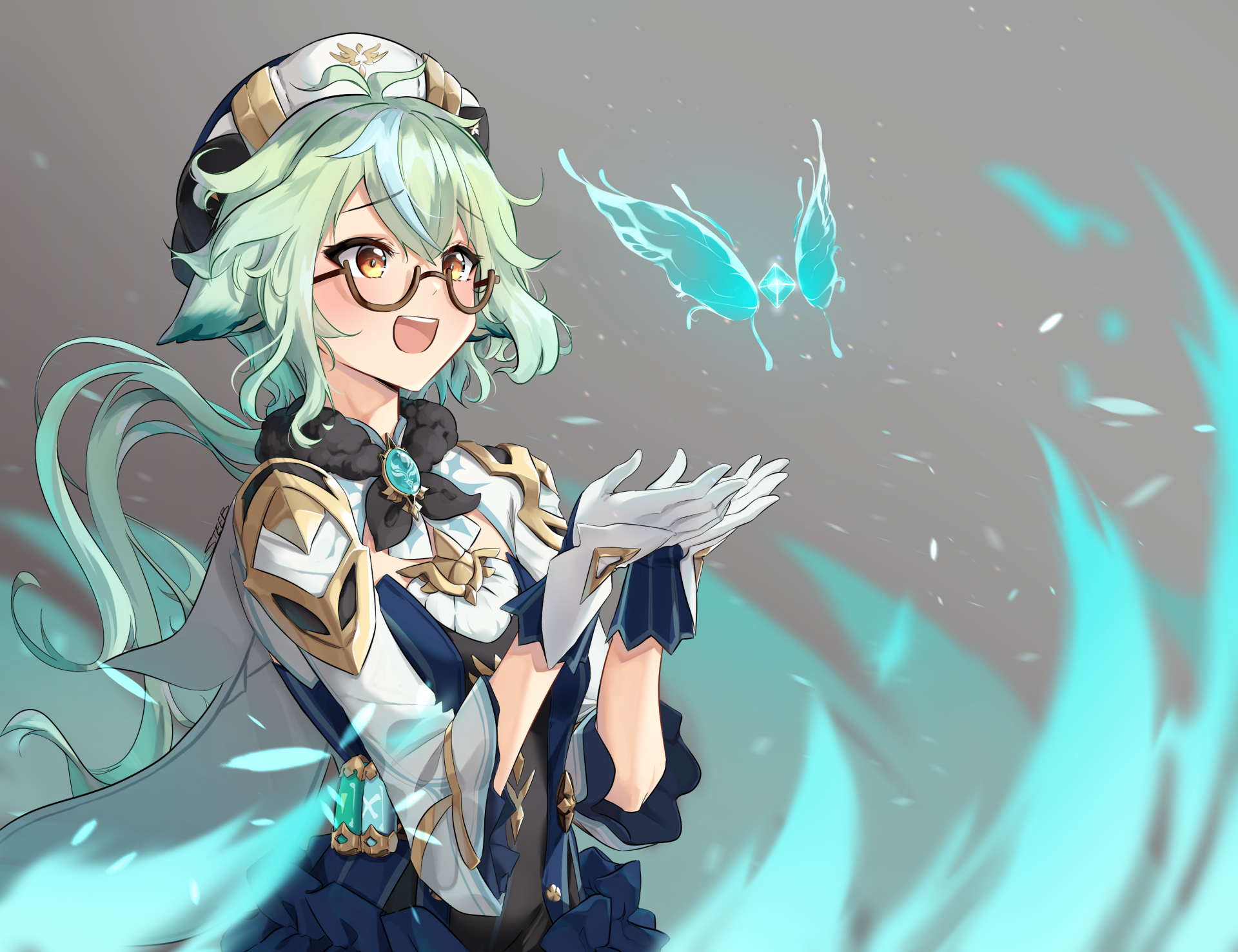 Sucrose HD Wallpaper - Genshin Impact Art by スティーブ