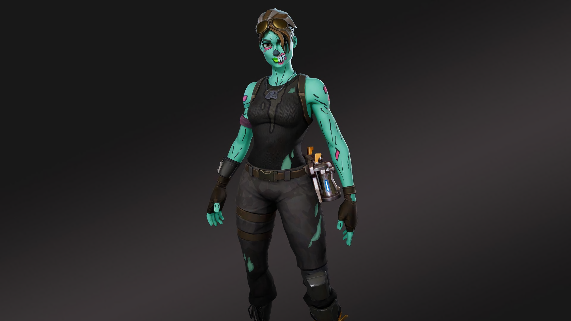 Fortnite Ghoul Trooper HD Wallpaper for Desktop