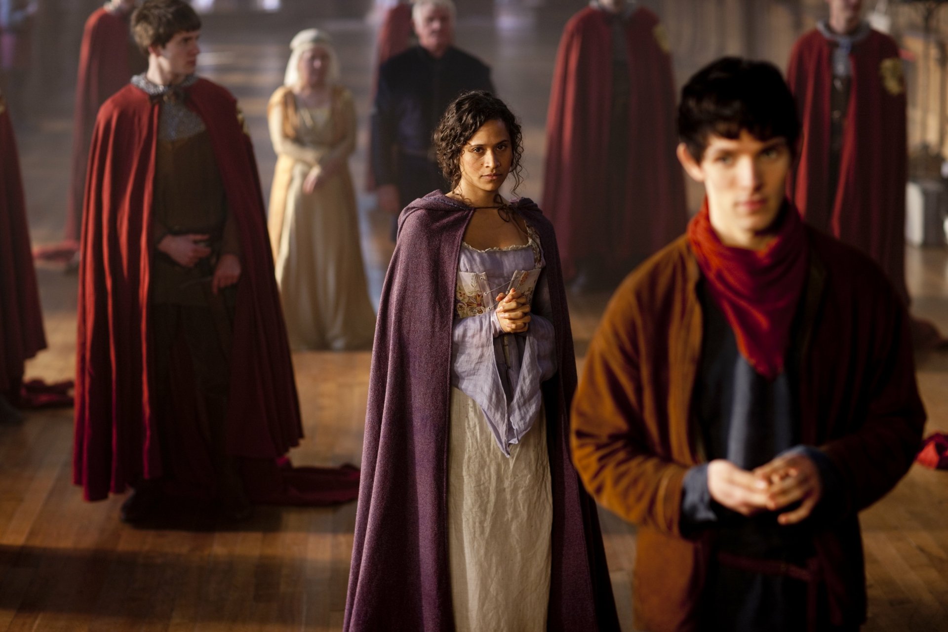 Download Merlin (Merlin) Colin Morgan Angel Coulby Guinevere (Merlin ...