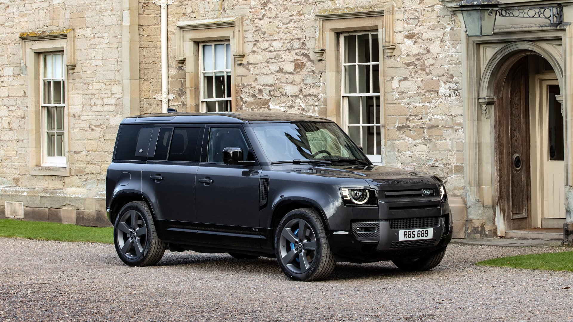 Download SUV Black Car Car Land Rover Vehicle Land Rover Defender 4k ...