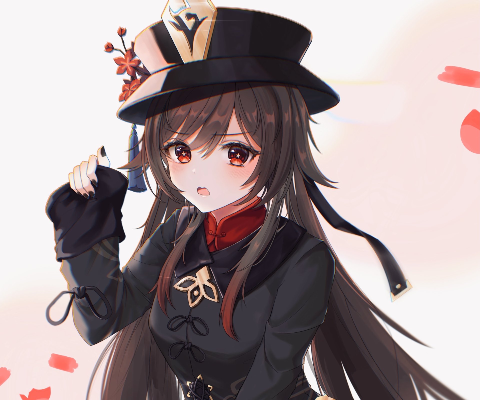 Hu Tao HD Wallpaper - Genshin Impact by soybean